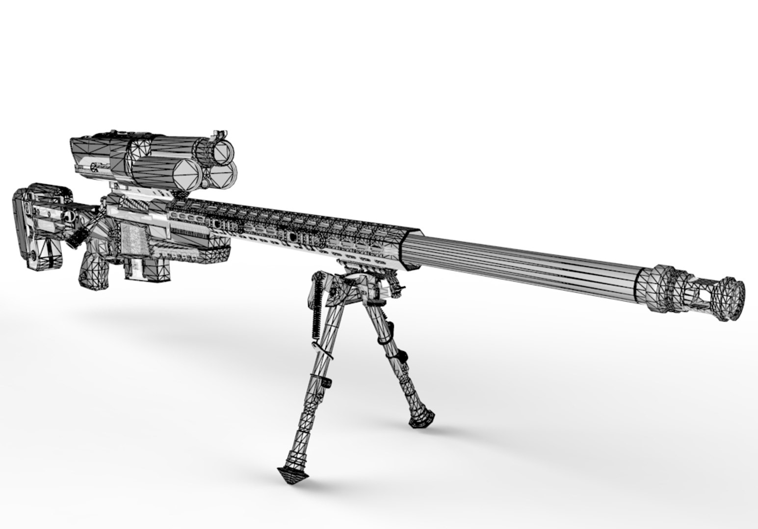 trackingpoint sniper rifle 3d max