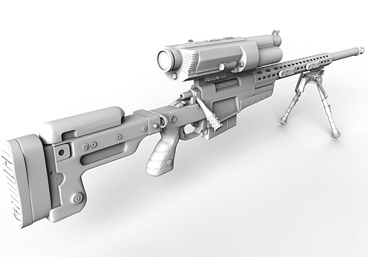 trackingpoint sniper rifle 3d max