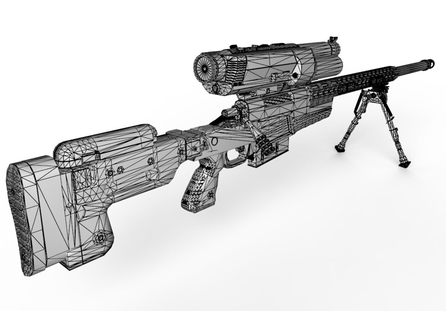 trackingpoint sniper rifle 3d max