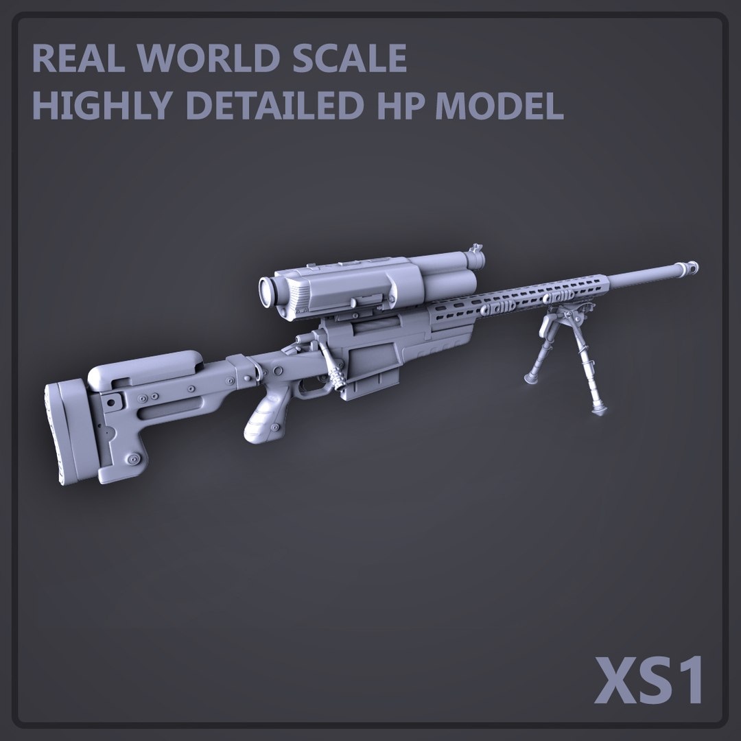trackingpoint sniper rifle 3d max