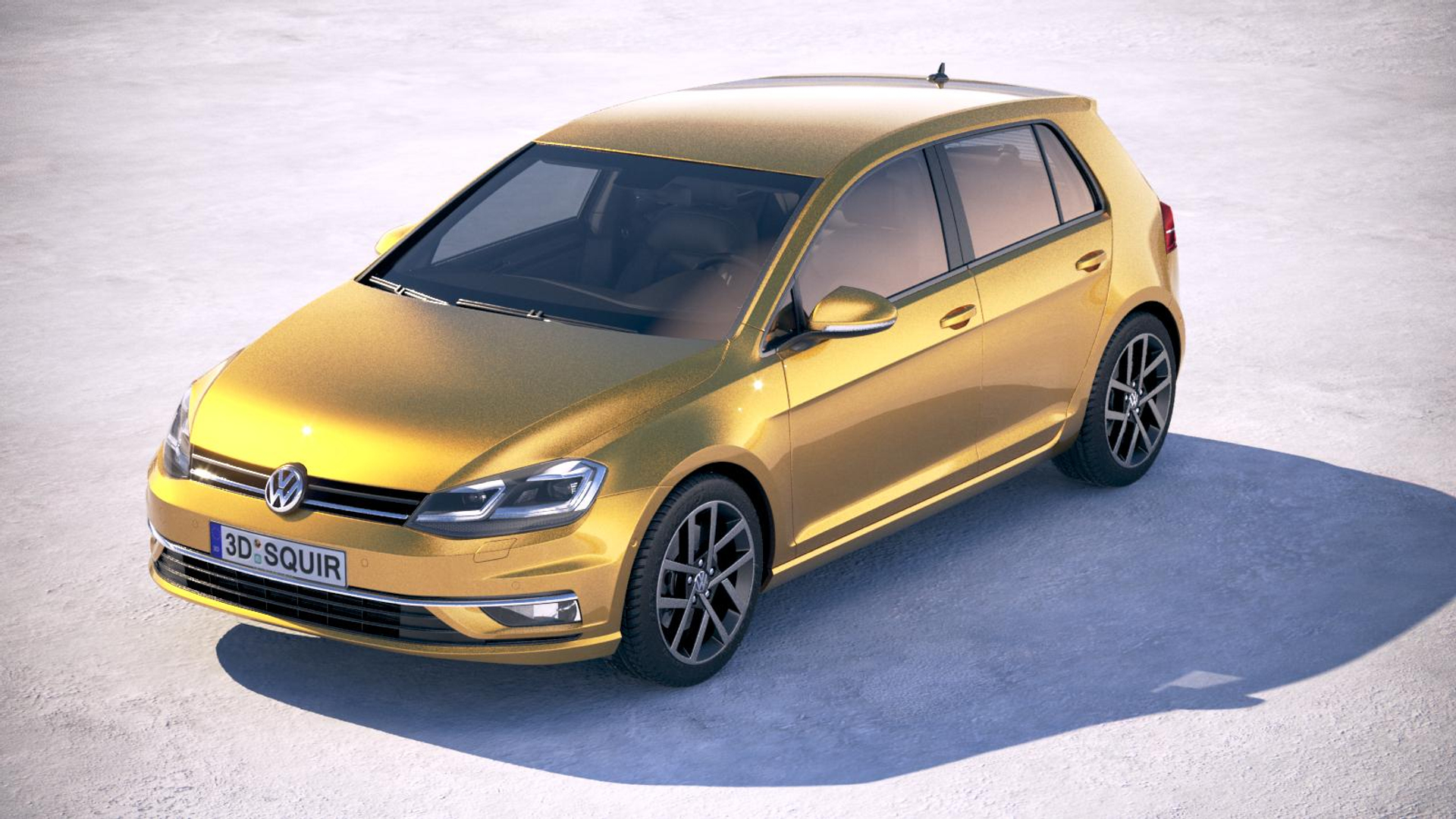 Volkswagen Golf Tdi 3d Model
