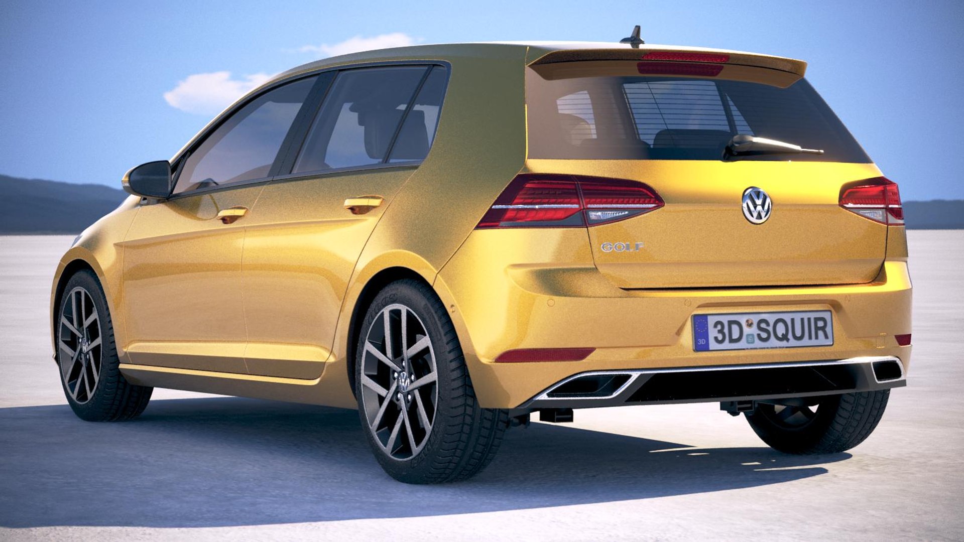 Volkswagen Golf Tdi 3d Model