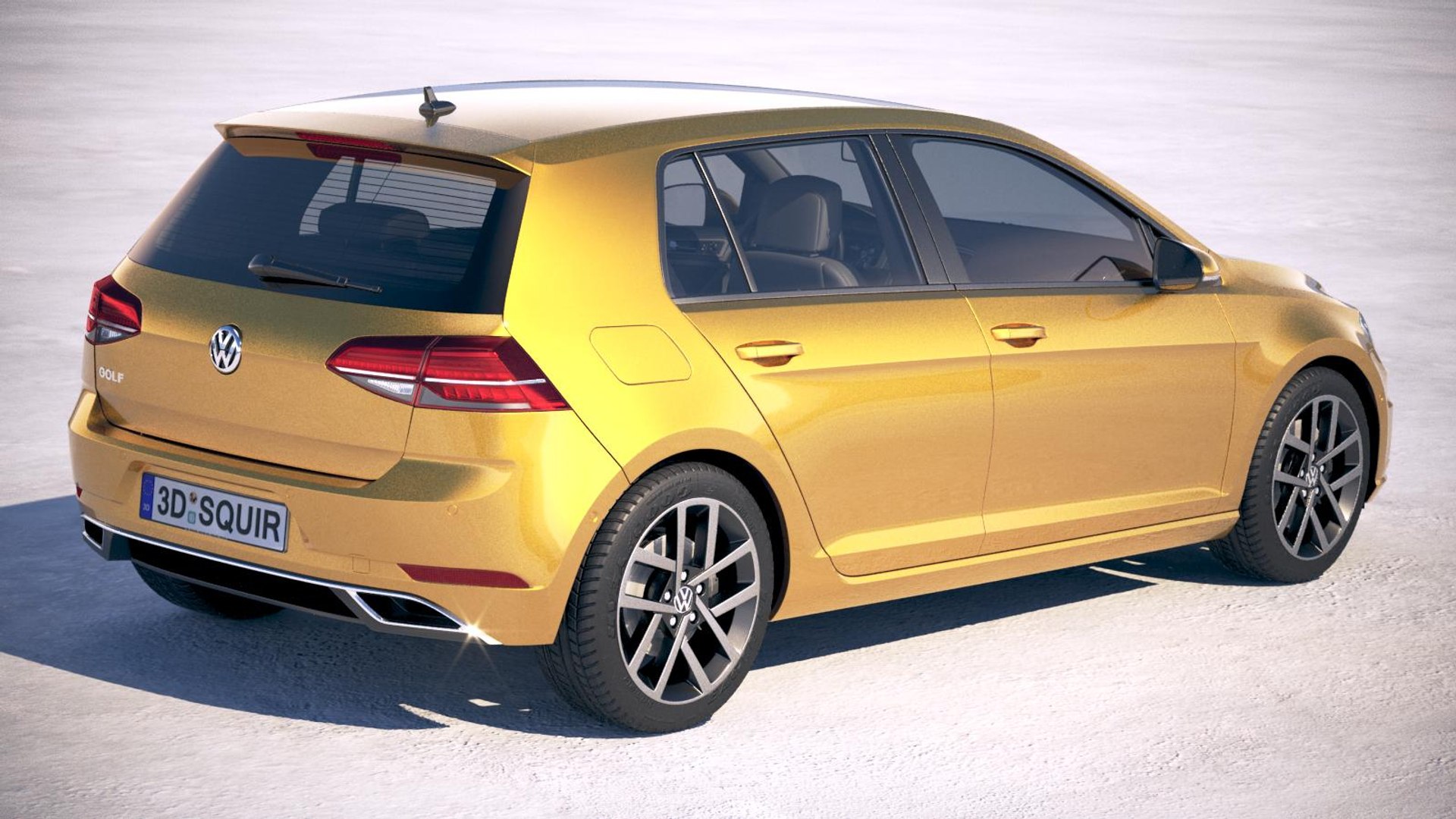 Volkswagen Golf Tdi 3d Model