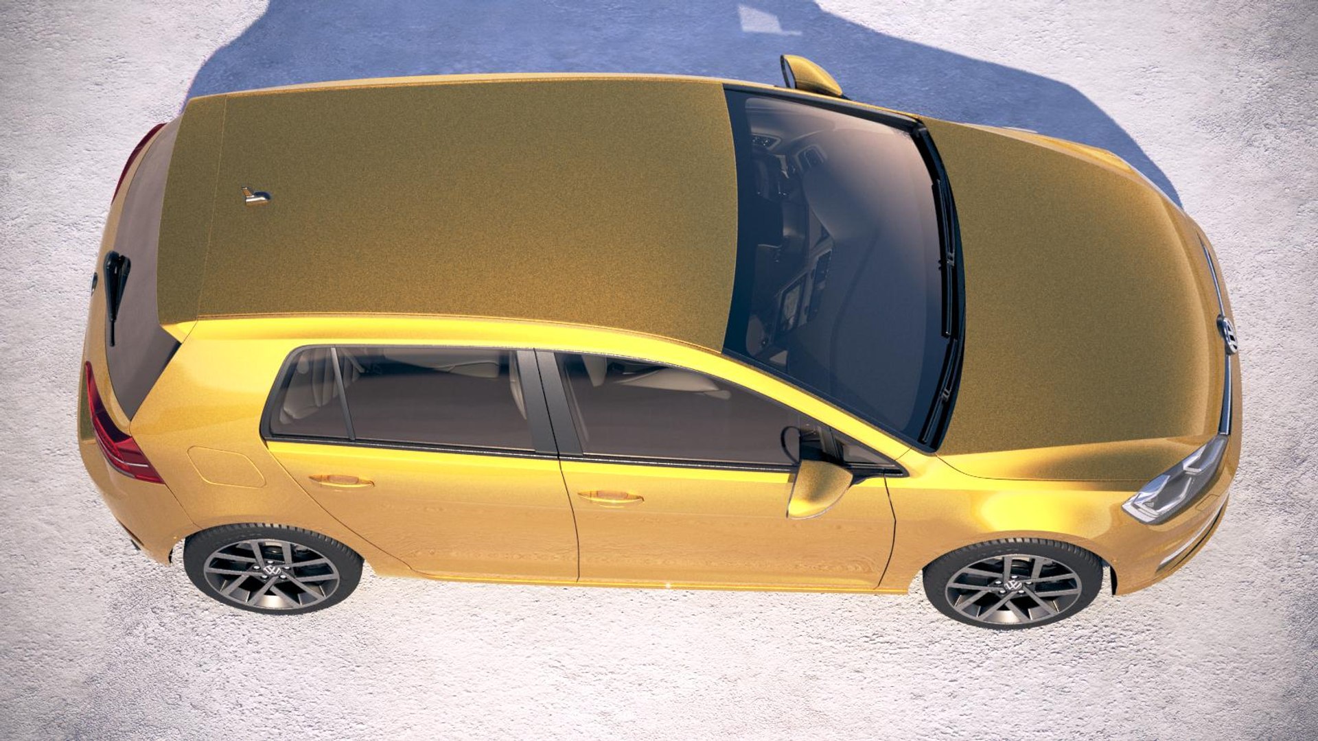 Volkswagen Golf Tdi 3d Model