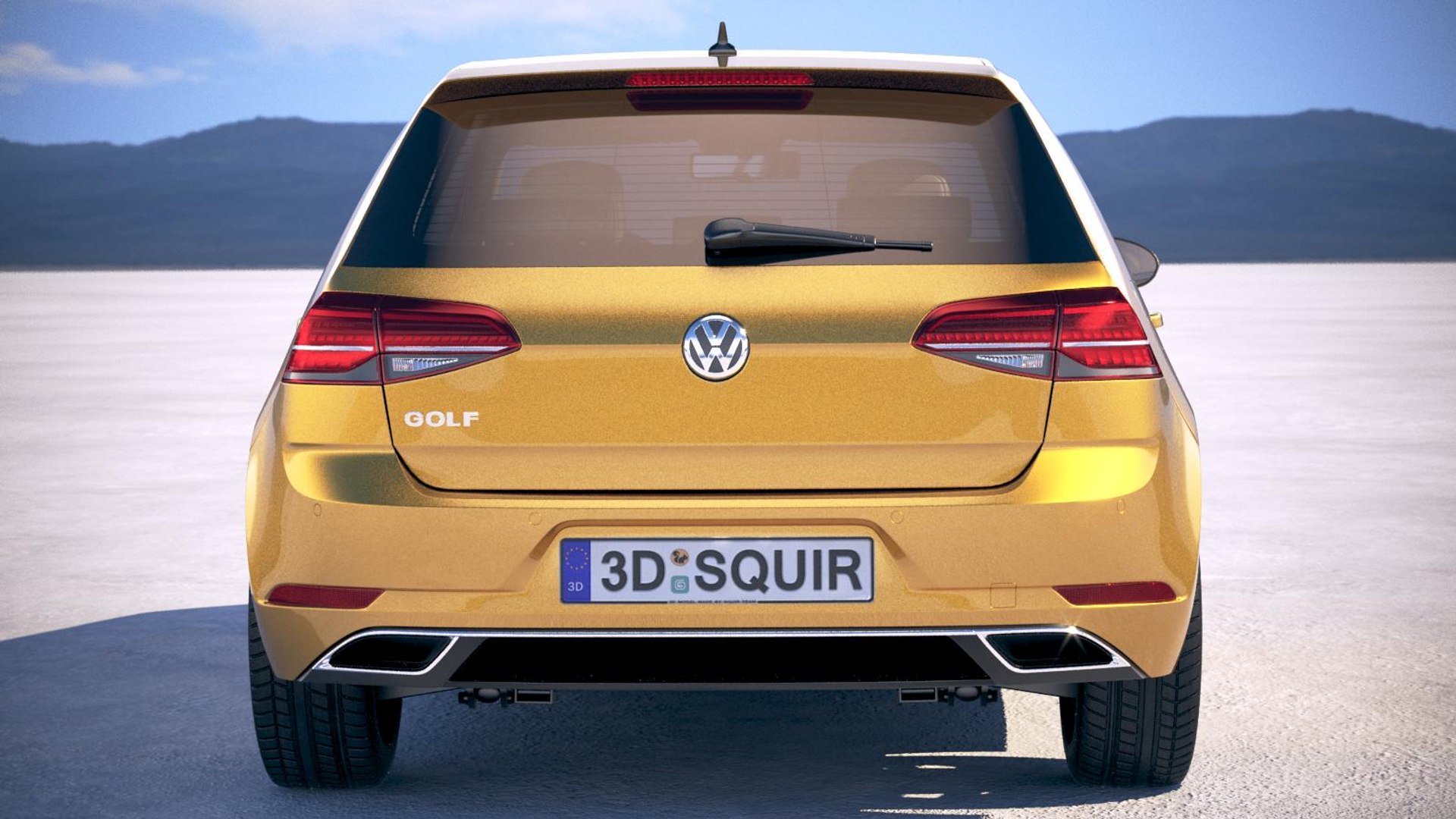 Volkswagen Golf Tdi 3d Model