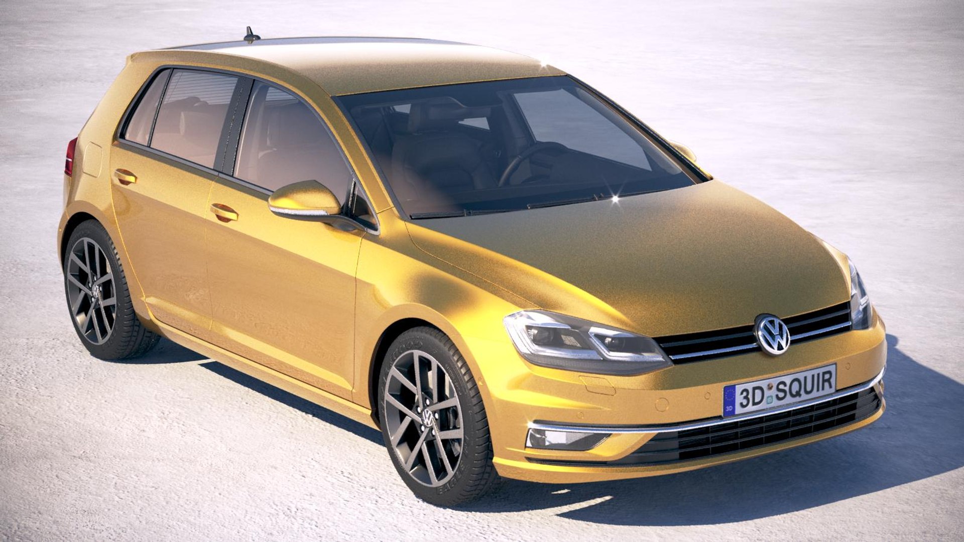 Volkswagen Golf Tdi 3d Model