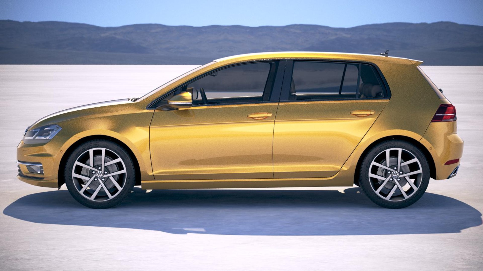 Volkswagen Golf Tdi 3d Model