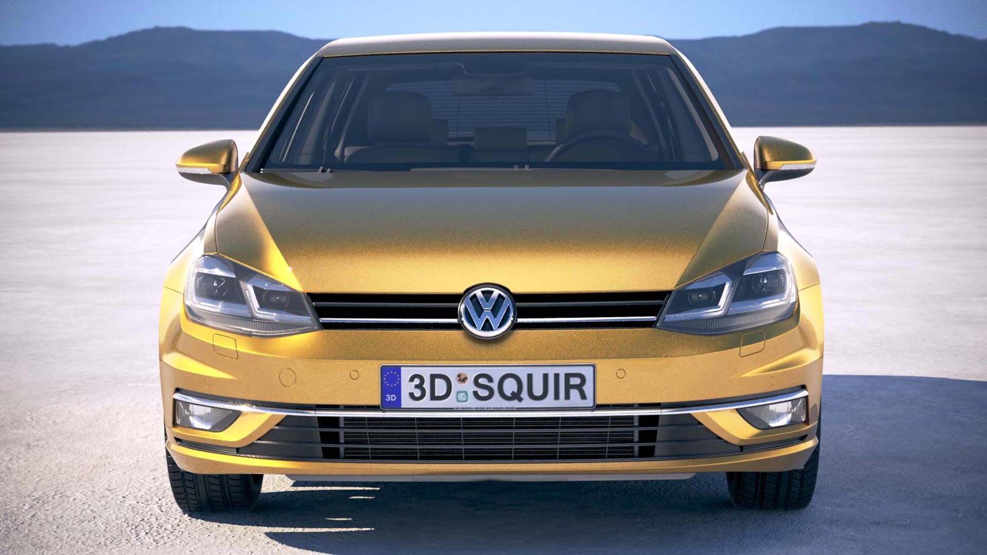 Volkswagen Golf Tdi 3d Model