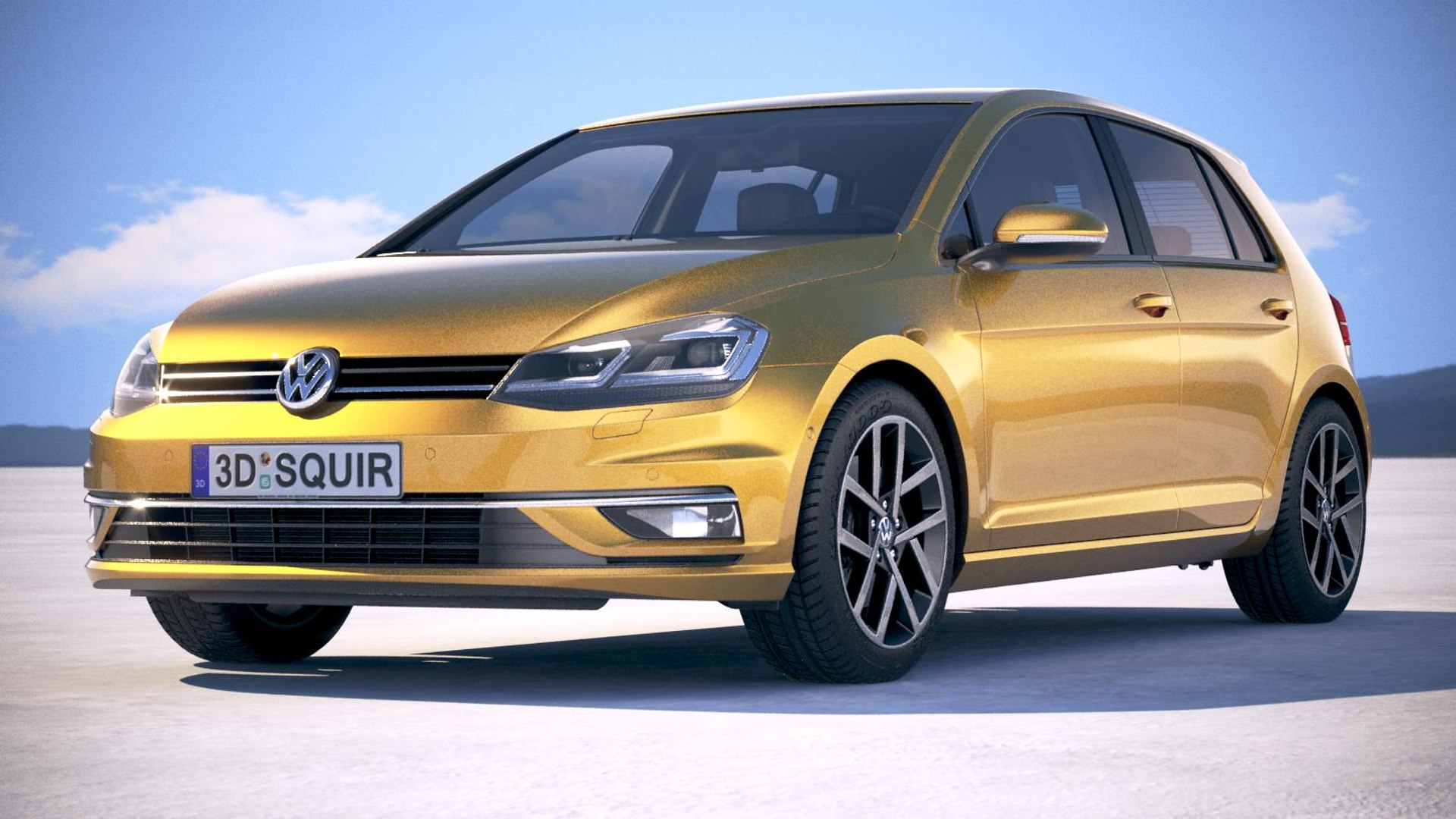Volkswagen Golf Tdi 3d Model