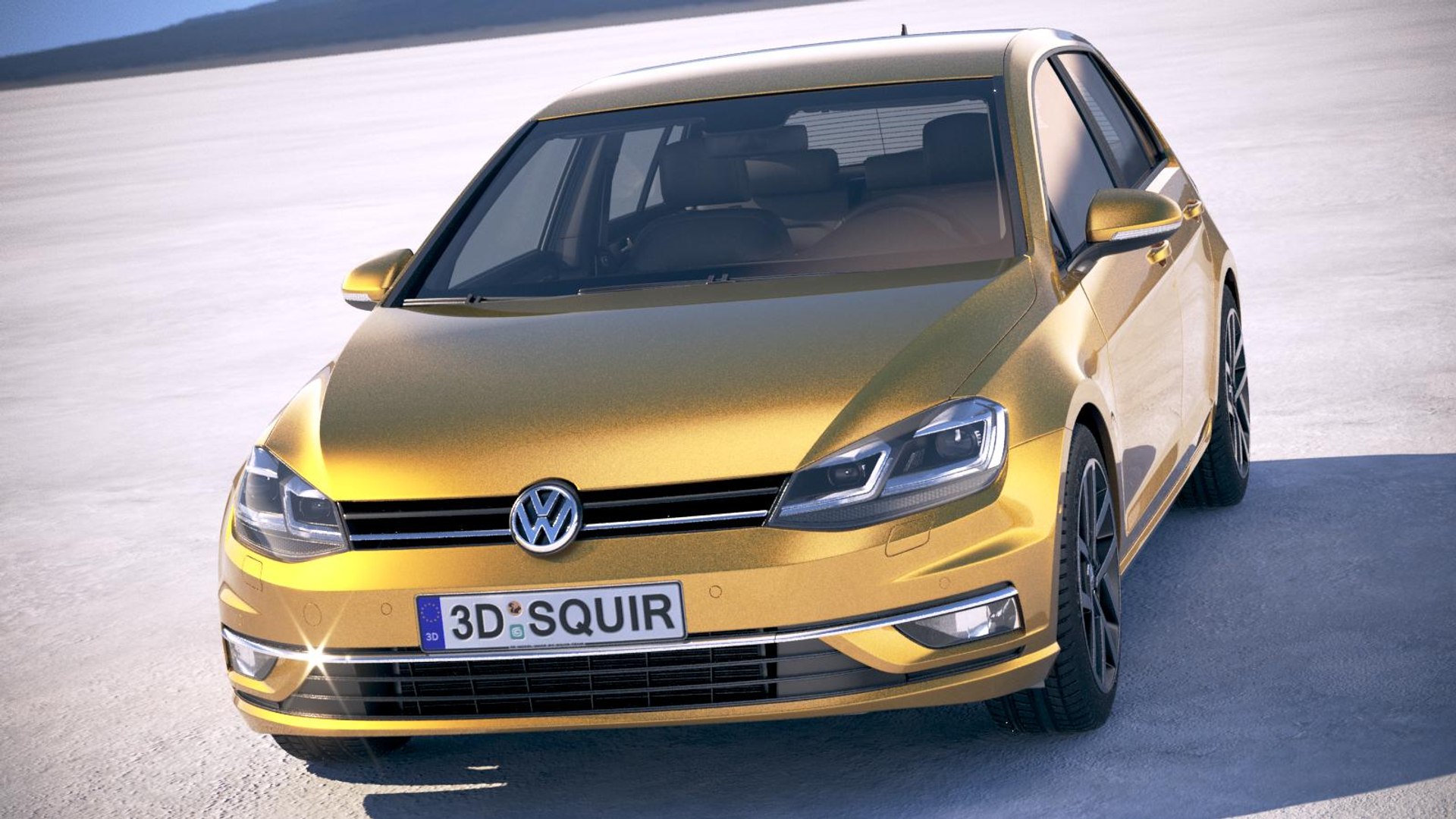 Volkswagen Golf Tdi 3d Model