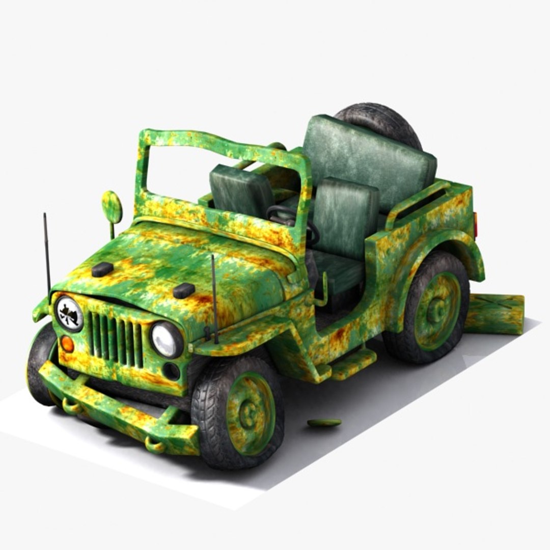 3D Military Jeep Toon - TurboSquid 1548705