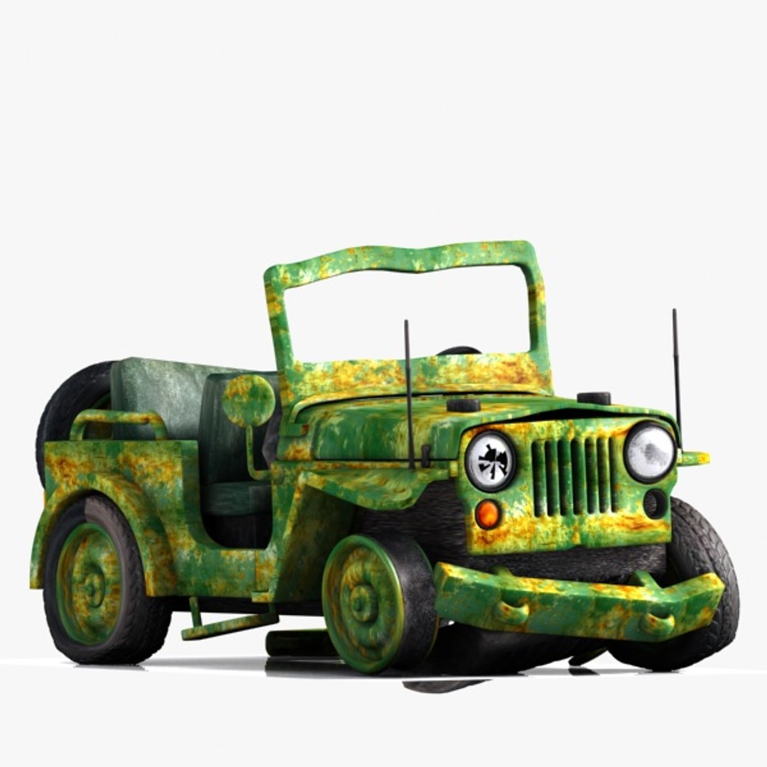 3D Military Jeep Toon - TurboSquid 1548705