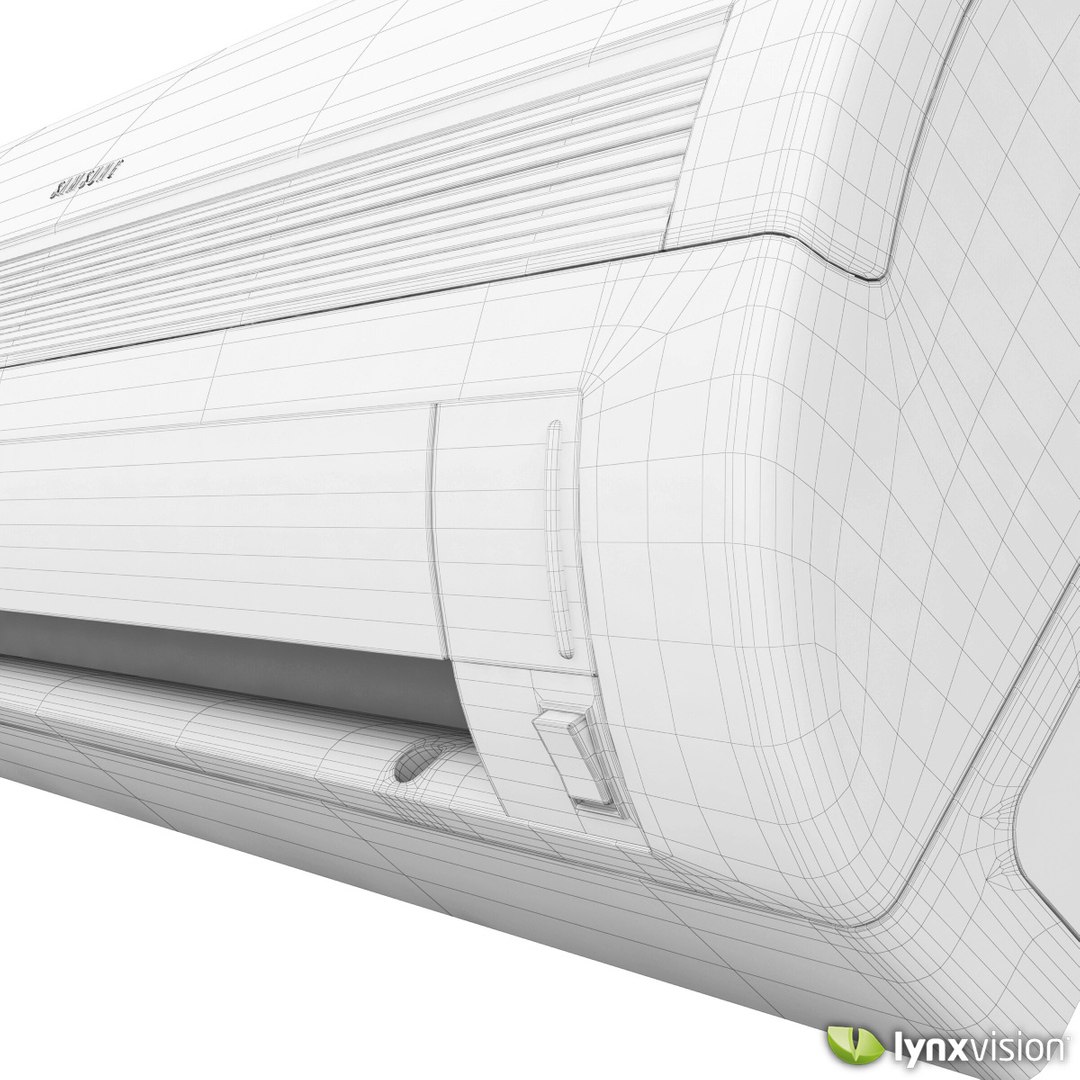 Split Air Conditioner Samsung 3d Max
