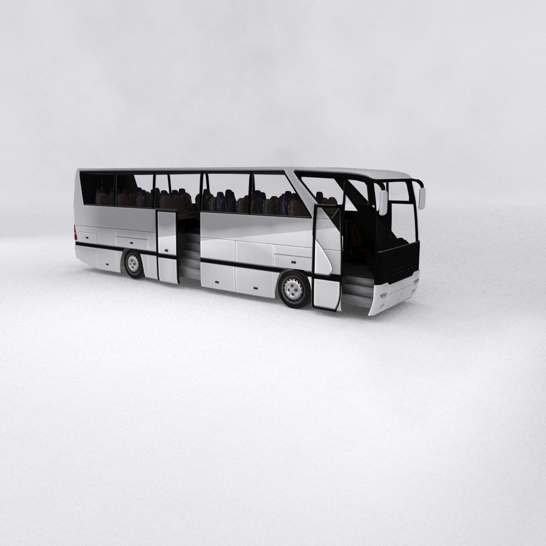 Coach Bus 3d Model