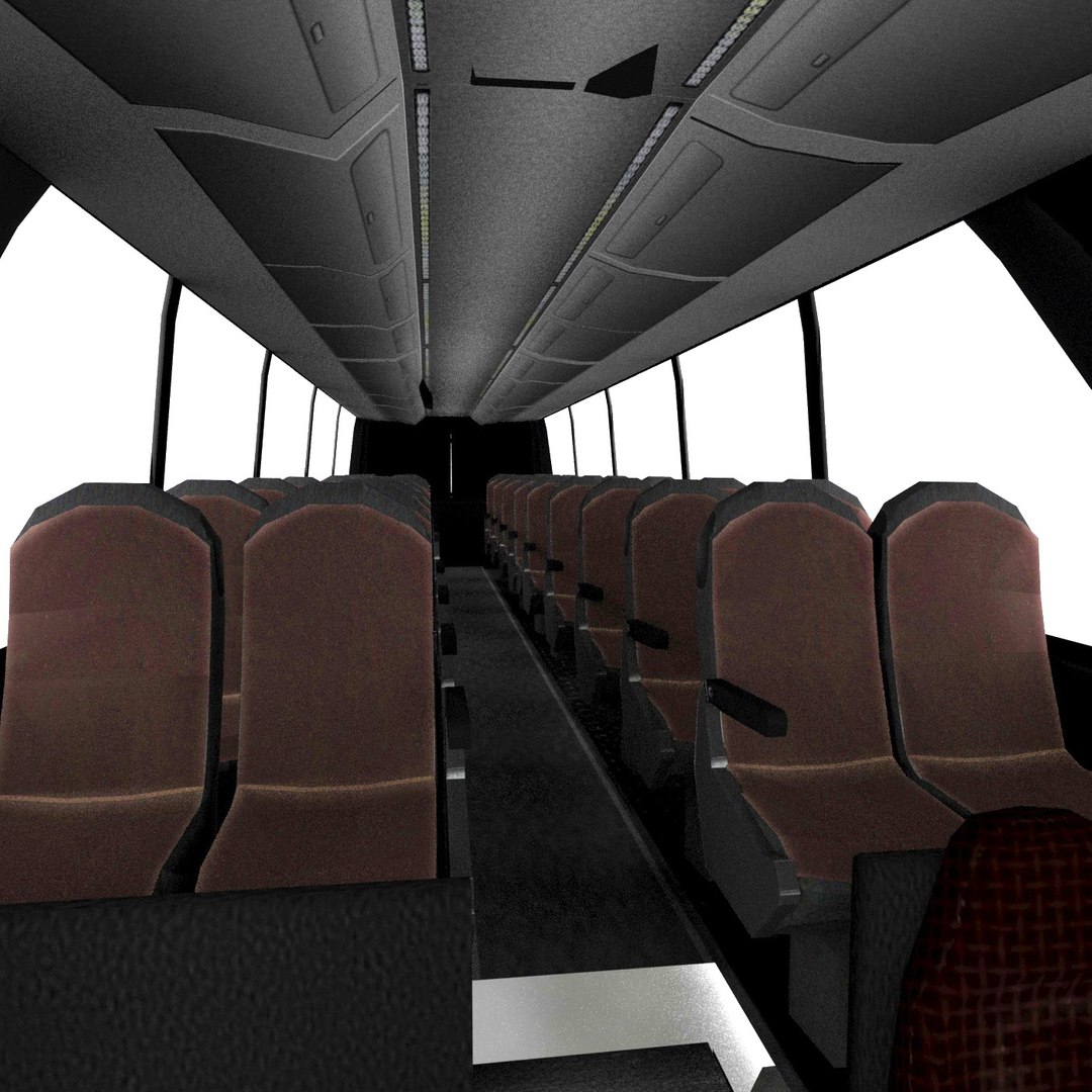 Coach Bus 3d Model
