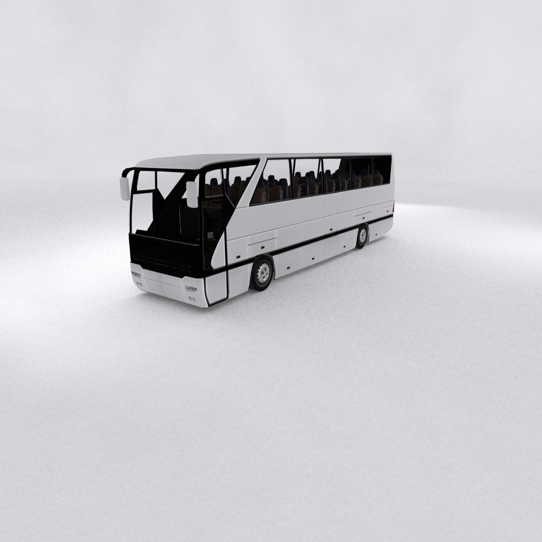 Coach Bus 3d Model
