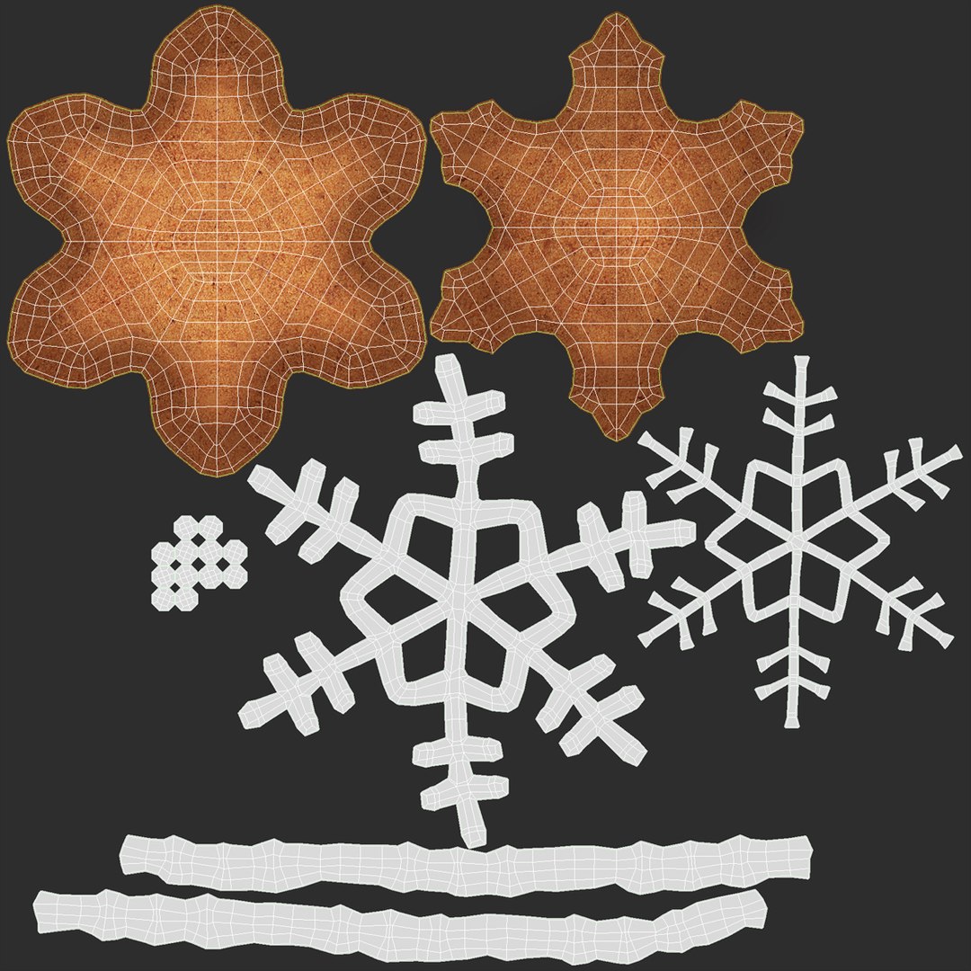 3d Model Gingerbread Cookie Ginger