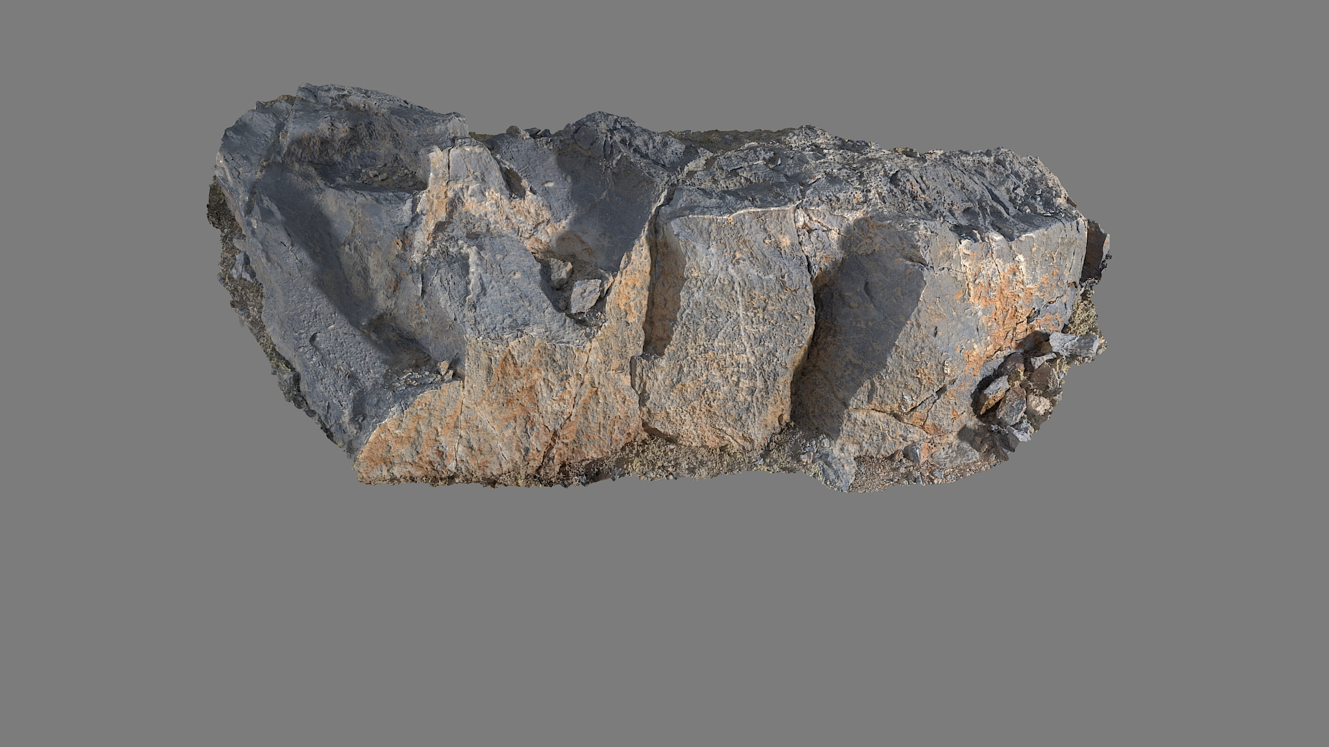 3D Assembly Ground Rock 3 Model - TurboSquid 2000461