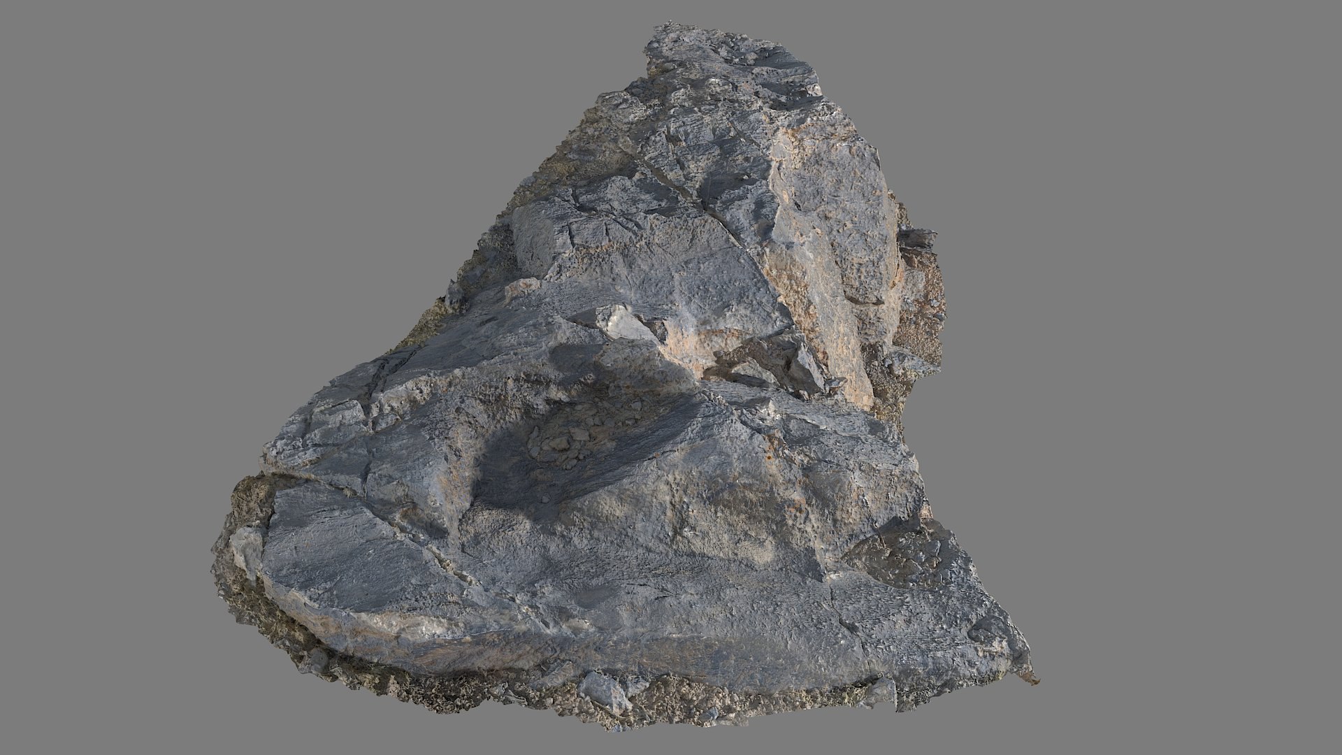 3D Assembly Ground Rock 3 Model - TurboSquid 2000461