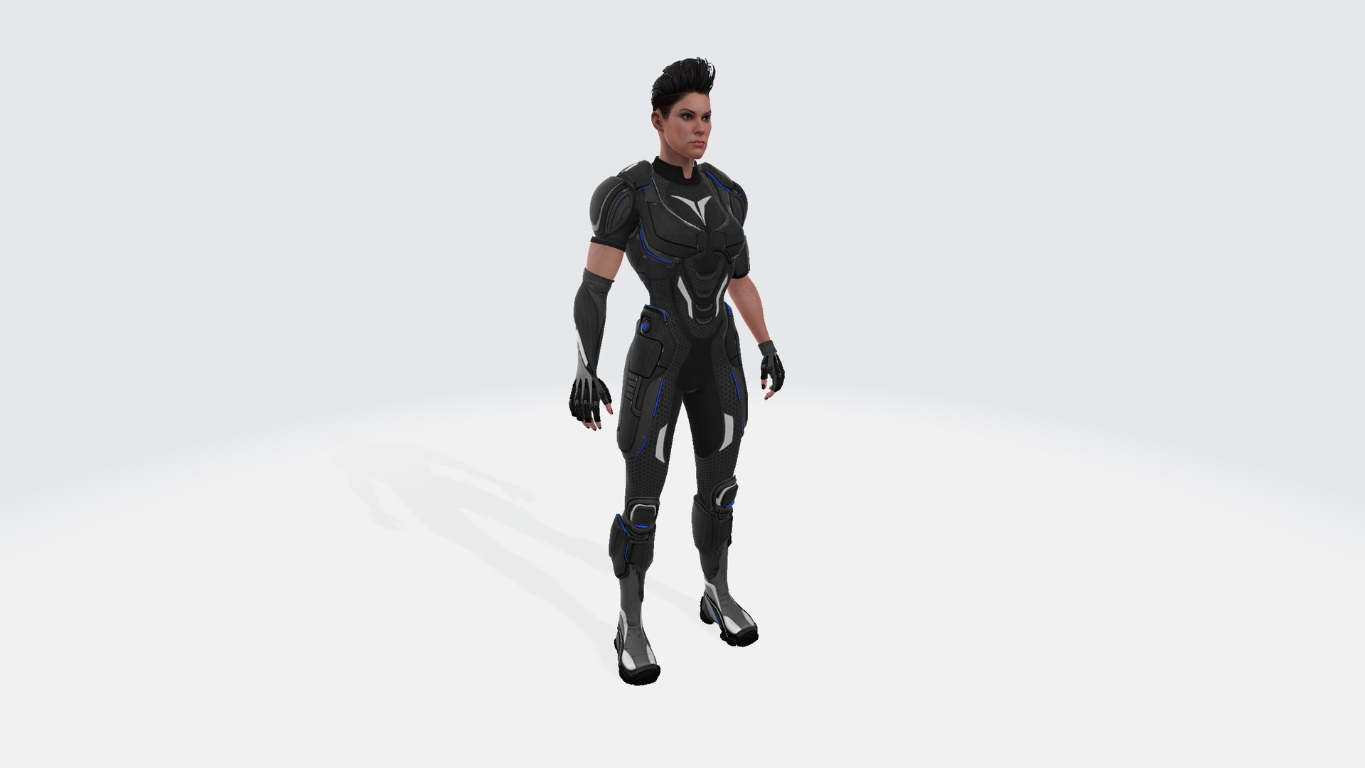 3D Crackdown Agent Female - TurboSquid 1490238