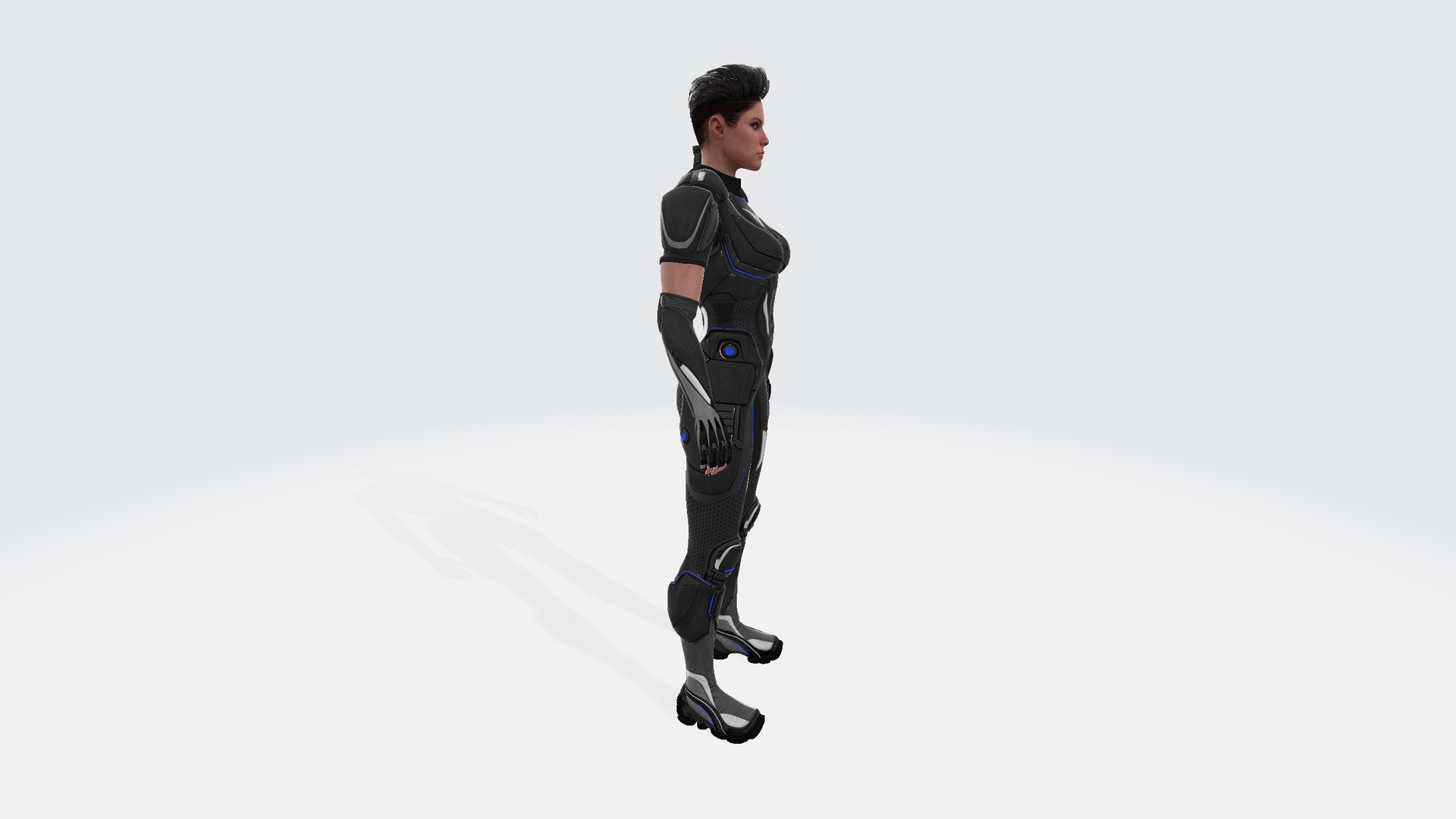 3D Crackdown Agent Female - TurboSquid 1490238