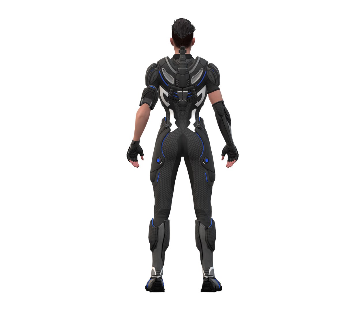 3D Crackdown Agent Female - TurboSquid 1490238