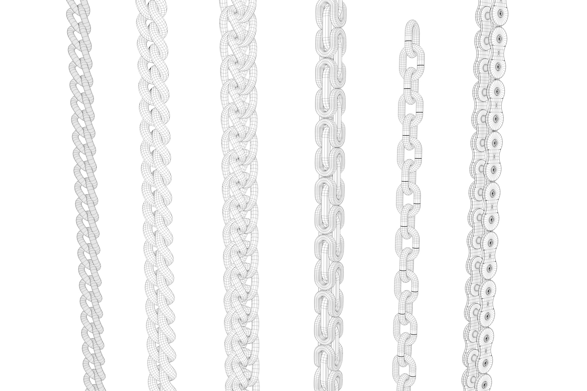 Chains 3D model - TurboSquid 1757975