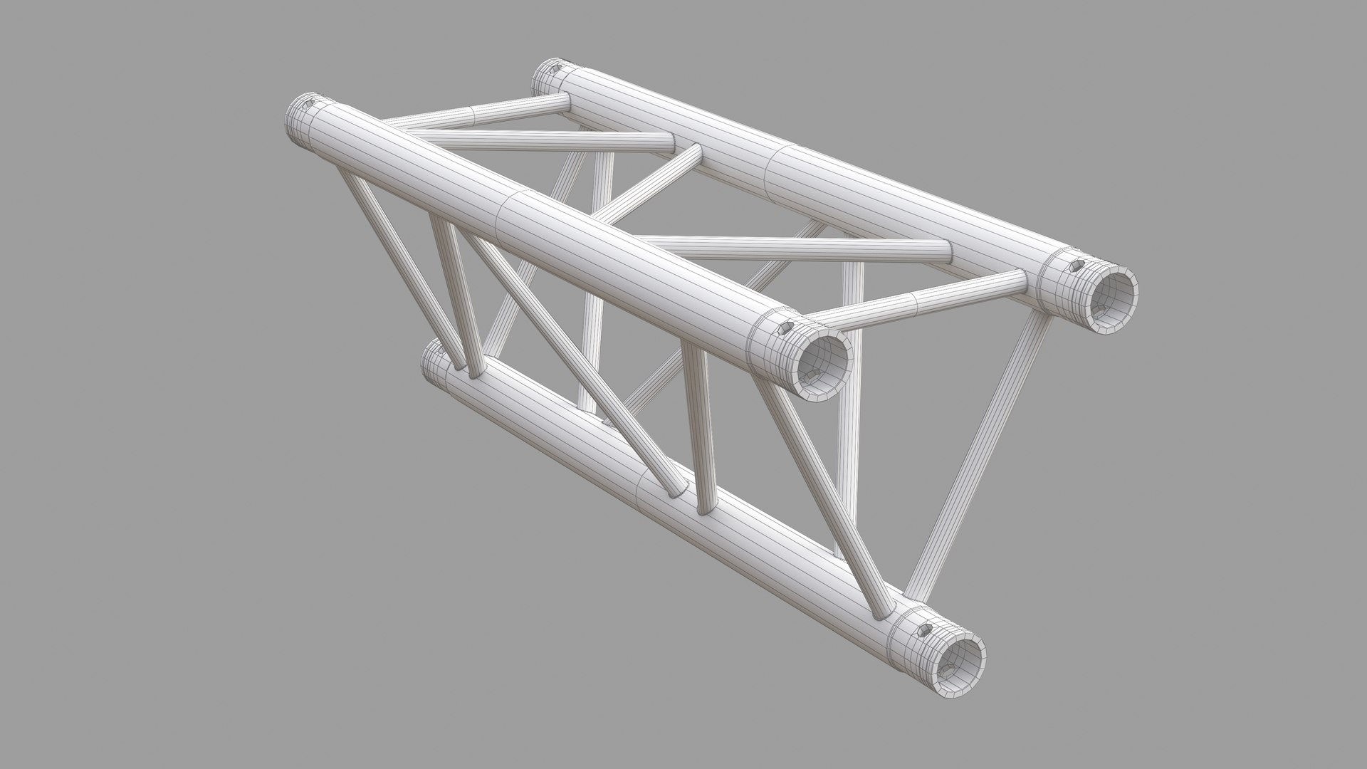 3D Model Straight Triangle Truss Collection - TurboSquid 1723461
