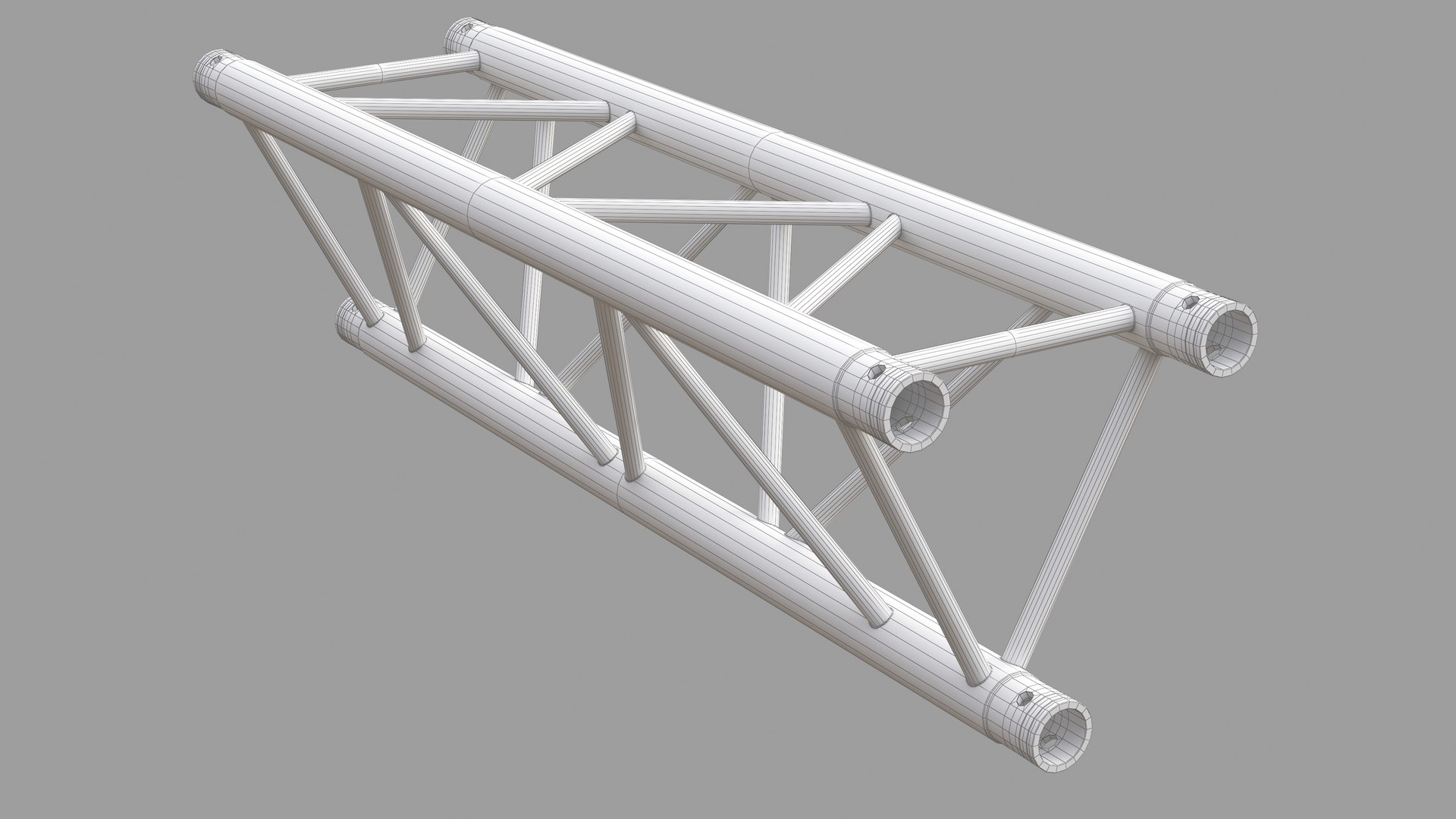 3D Model Straight Triangle Truss Collection - TurboSquid 1723461