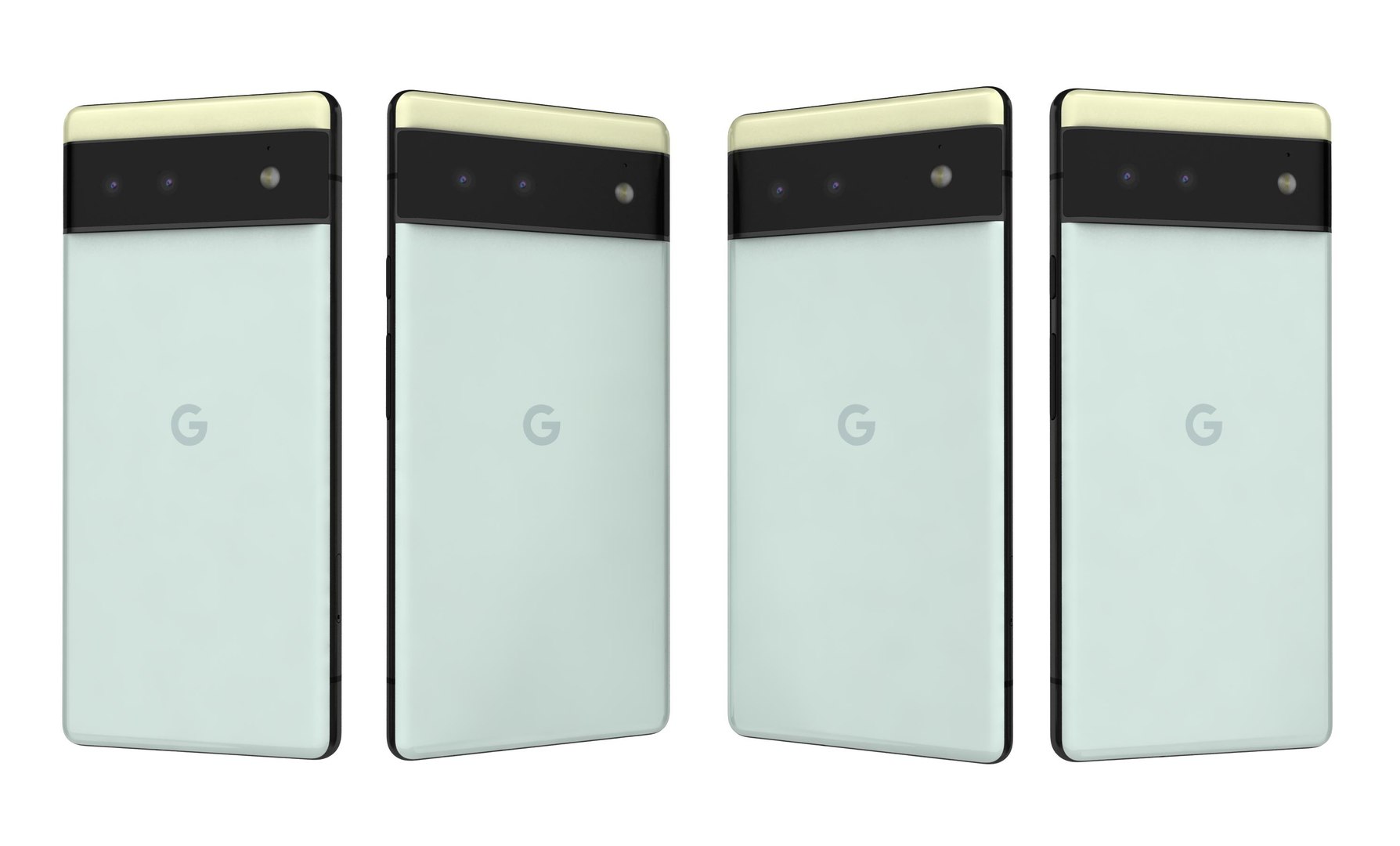 Google Pixel 6 Sorta Seafoam 3D Model - TurboSquid 1914030