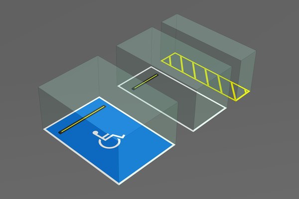 Parking Space 3D model - TurboSquid 1863662