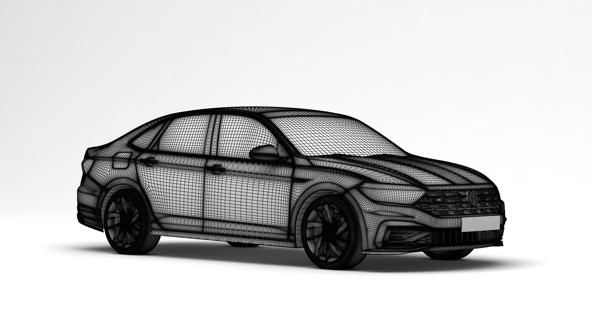 3D model Volkswagen Jetta GLI - TurboSquid 1839398