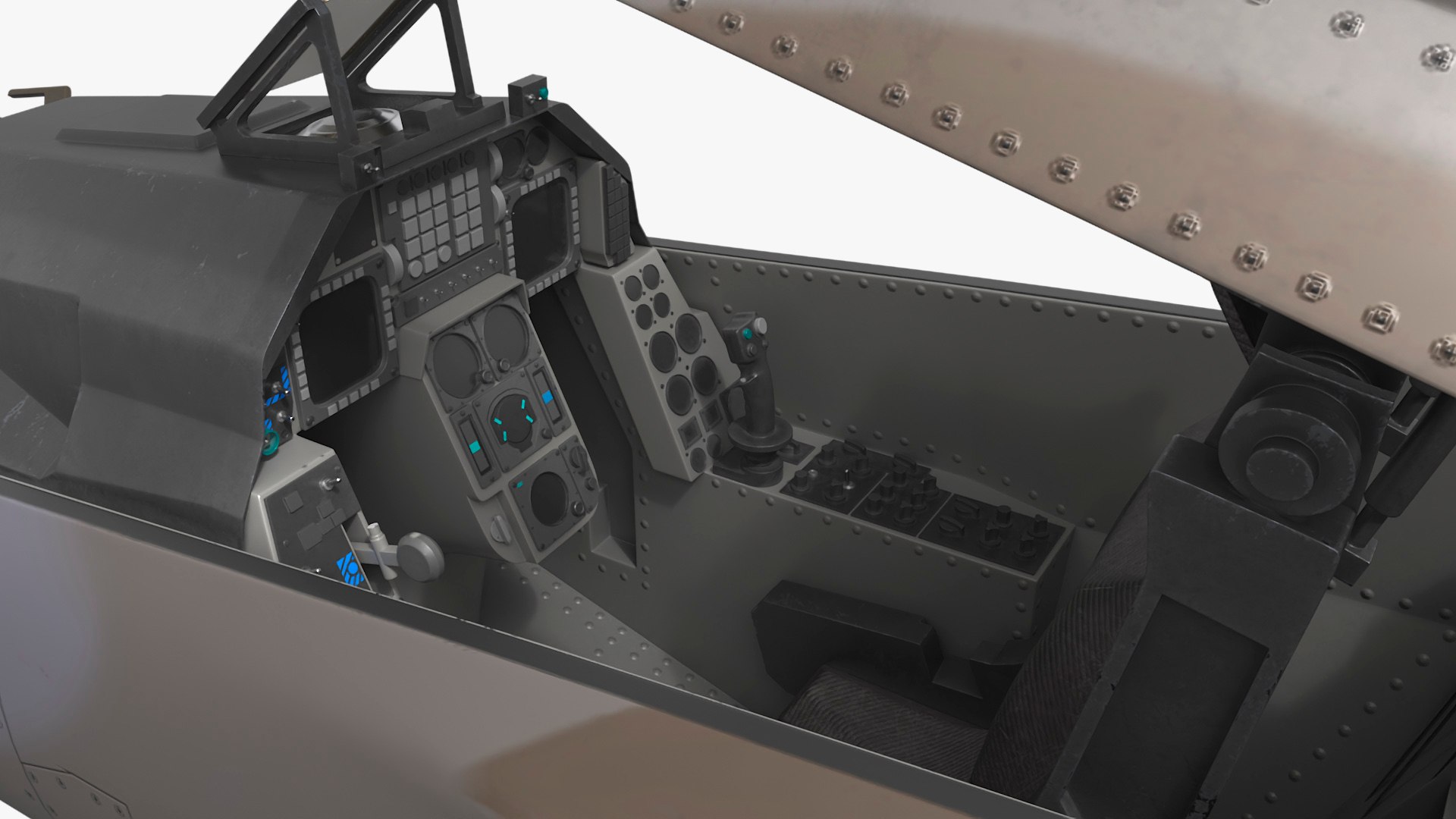 Combat Interceptor Fighter Jet Rigged 3D Model - TurboSquid 2302616
