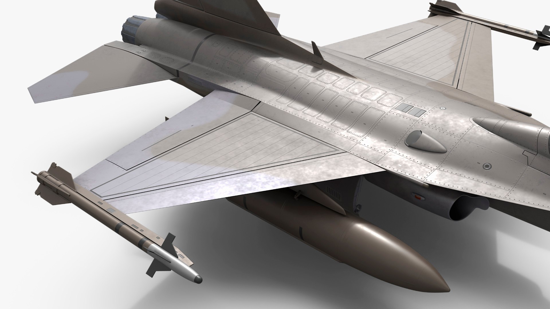 Combat Interceptor Fighter Jet Rigged 3D Model - TurboSquid 2302616