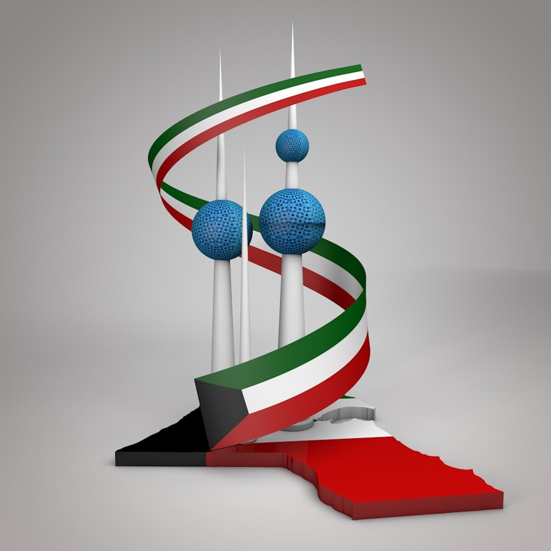 Kuwait Towers Modeled 3D Model - TurboSquid 1266855