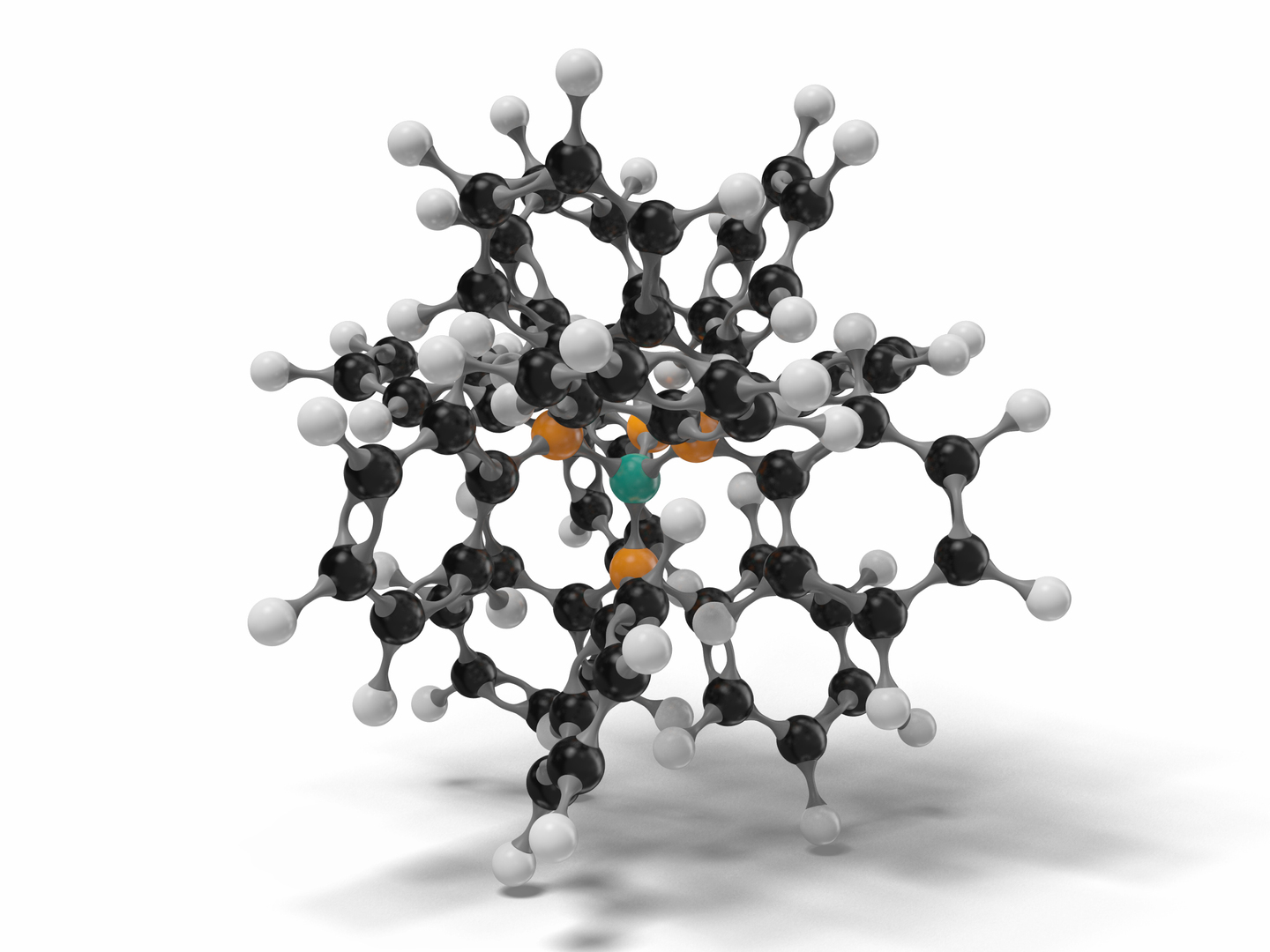 Tpp Palladium 0 Molecule 3D Model - TurboSquid 1571299