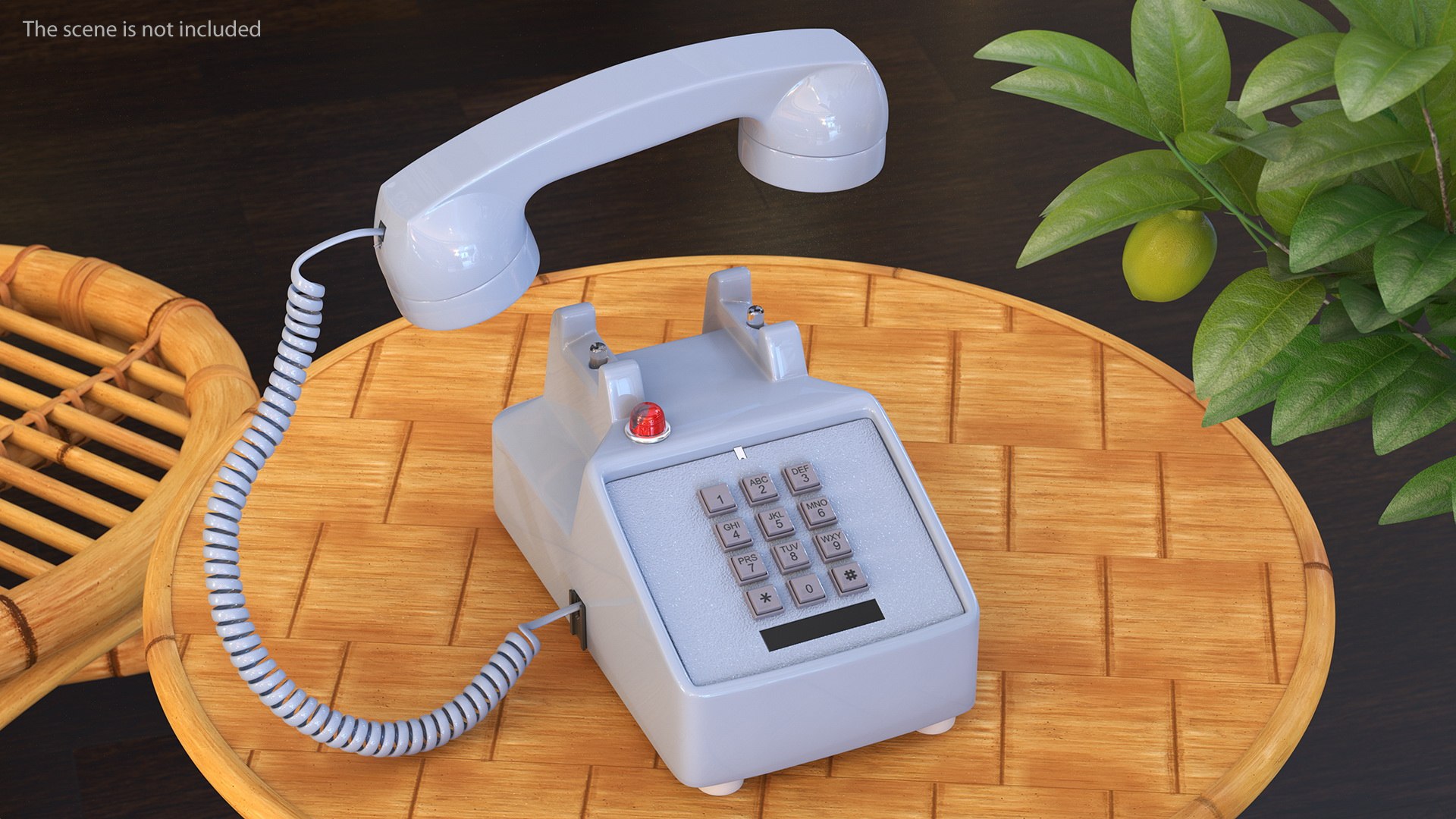 3D Retro Telephone Off Hook - TurboSquid 1789441