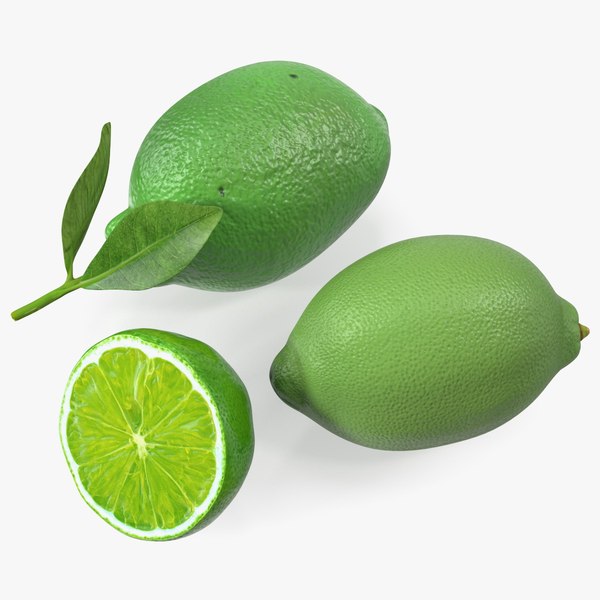Green Lemon Set 3D - TurboSquid 1974324