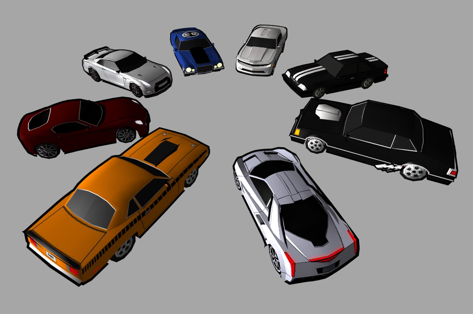 race car fbx
