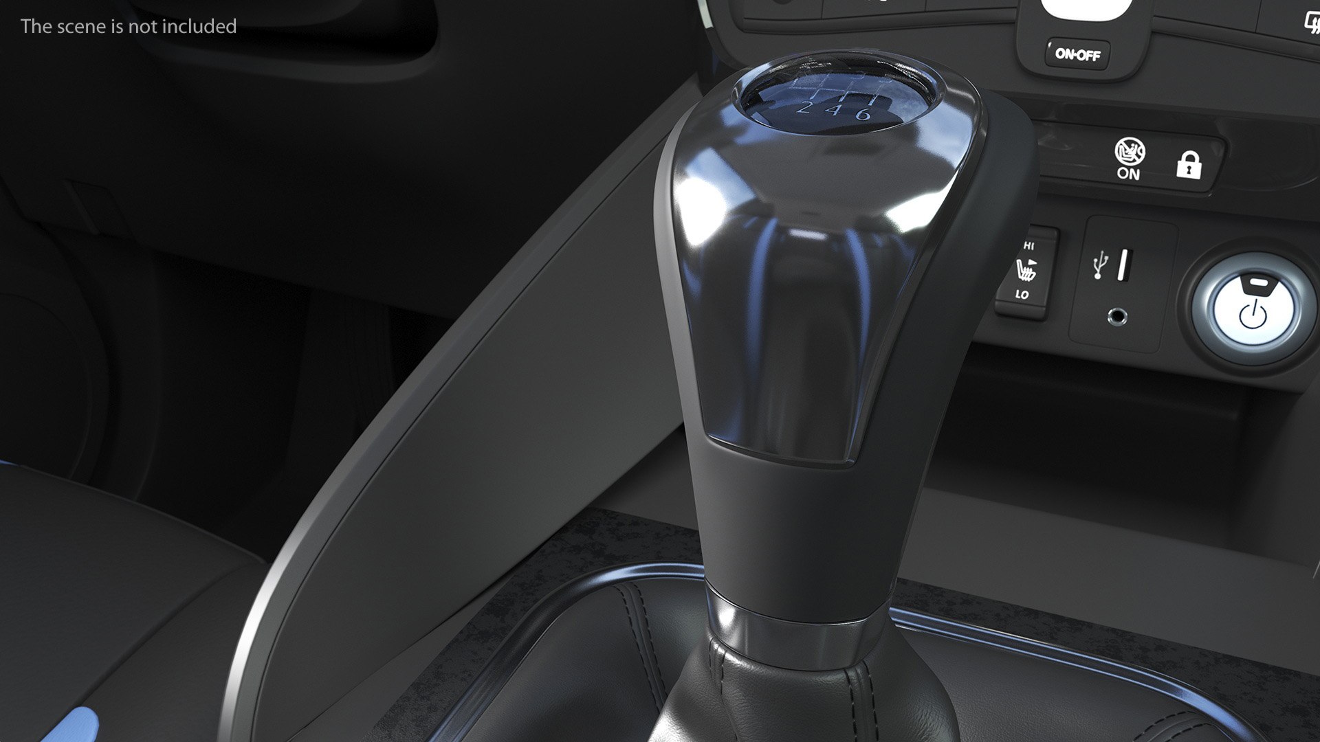 3D Transmission Gear Shift Knob Model - TurboSquid 2071277