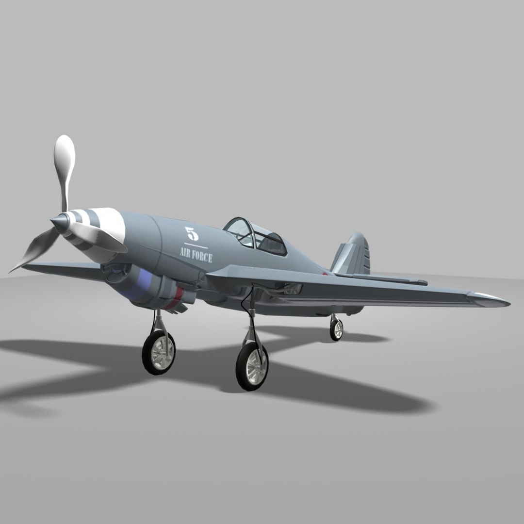 Fighter Plane 3d Model