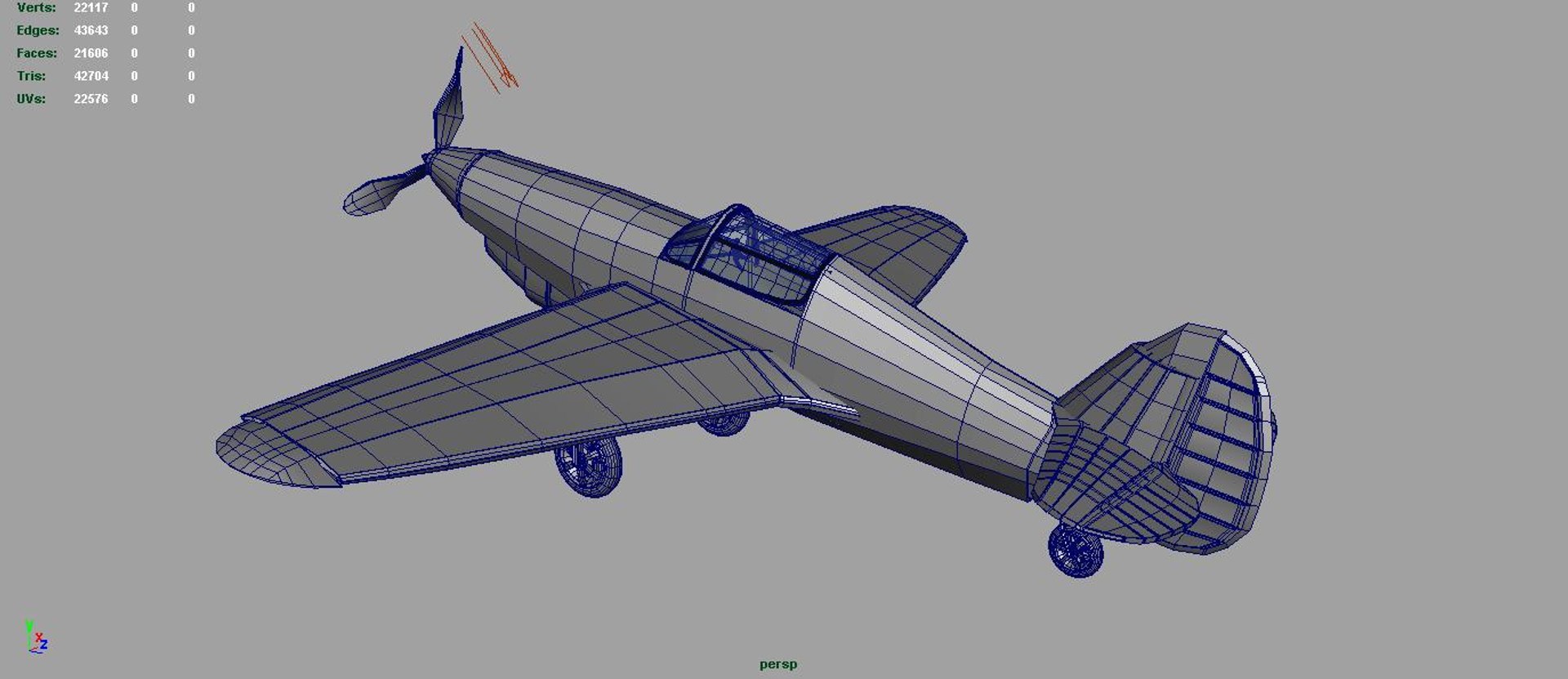 Fighter Plane 3d Model