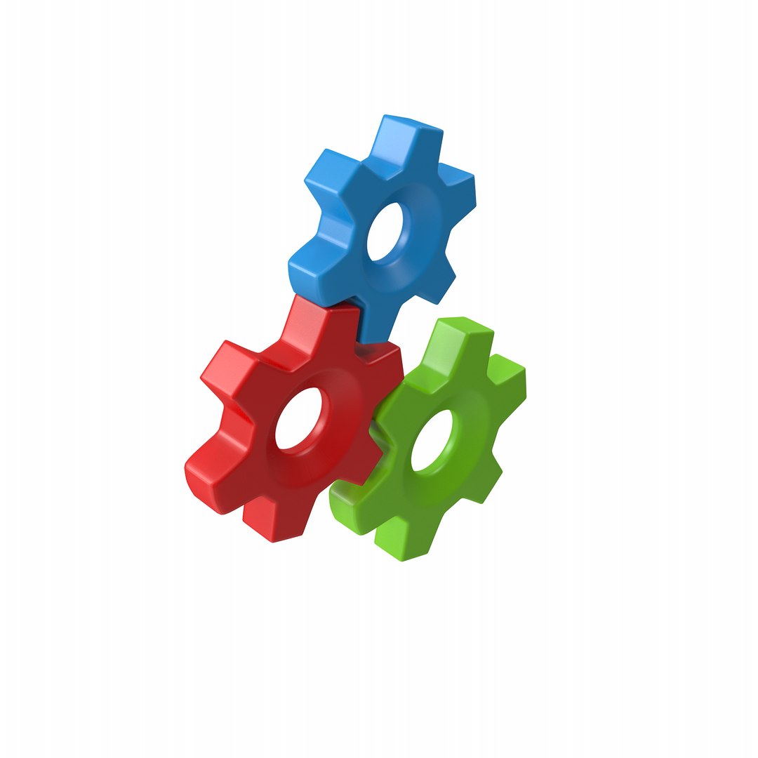 3D Gears Cartoon - TurboSquid 2264978