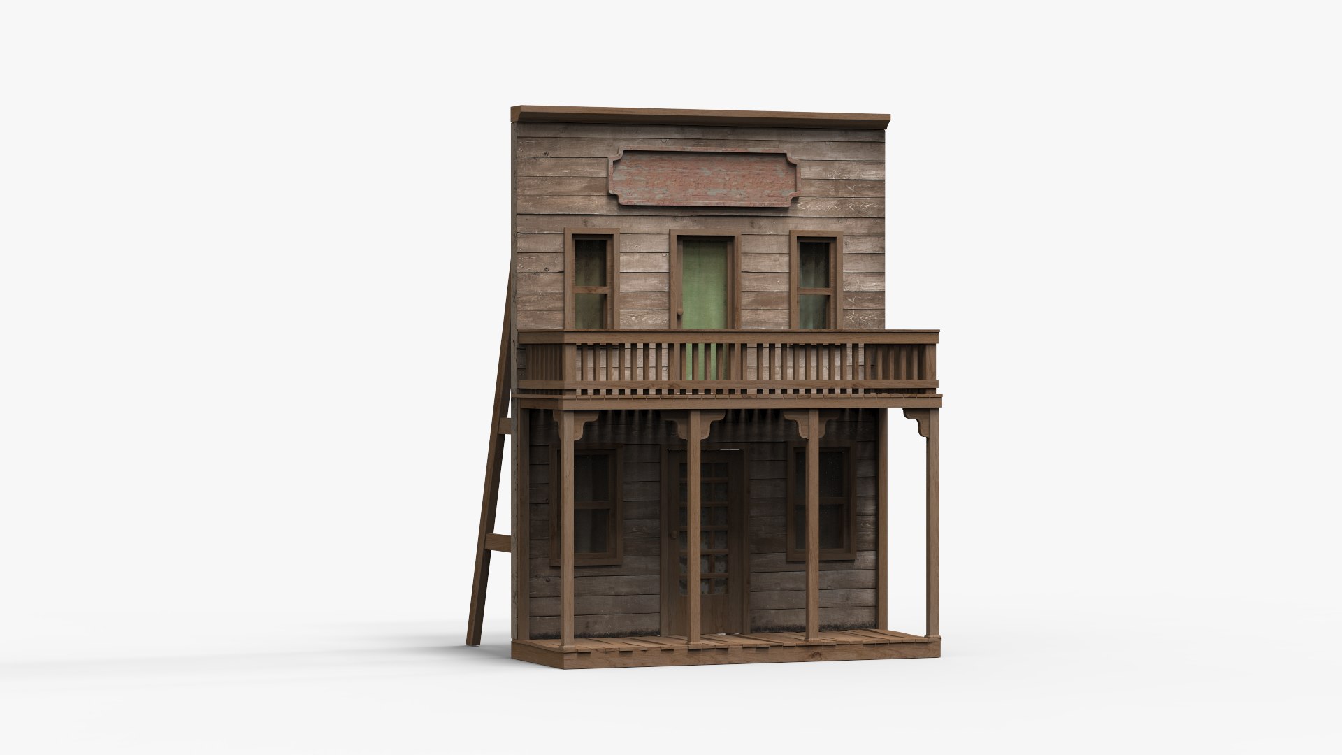 Western Facade Decor Collection 3D Model - TurboSquid 2152391
