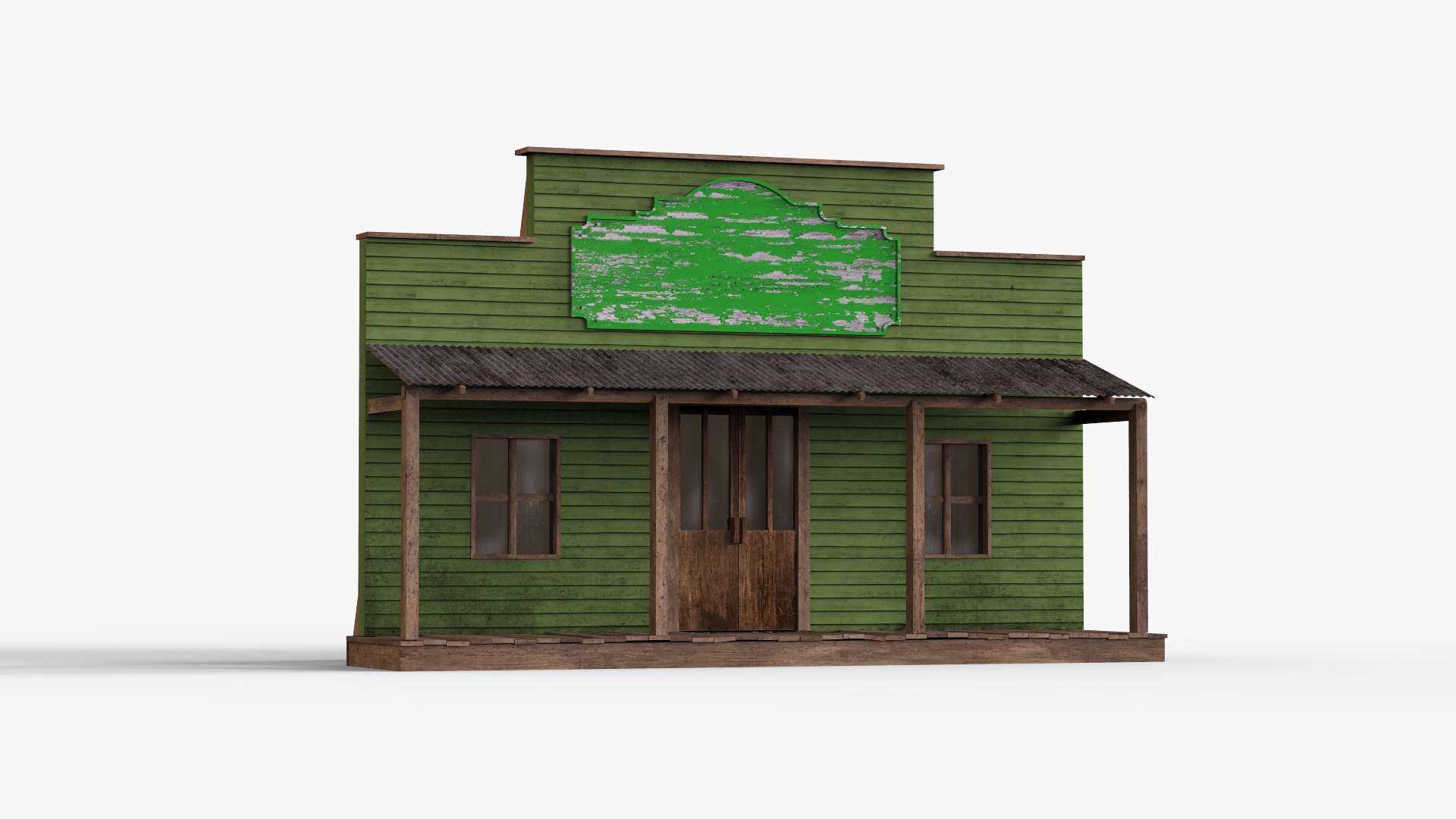 Western Facade Decor Collection 3D Model - TurboSquid 2152391