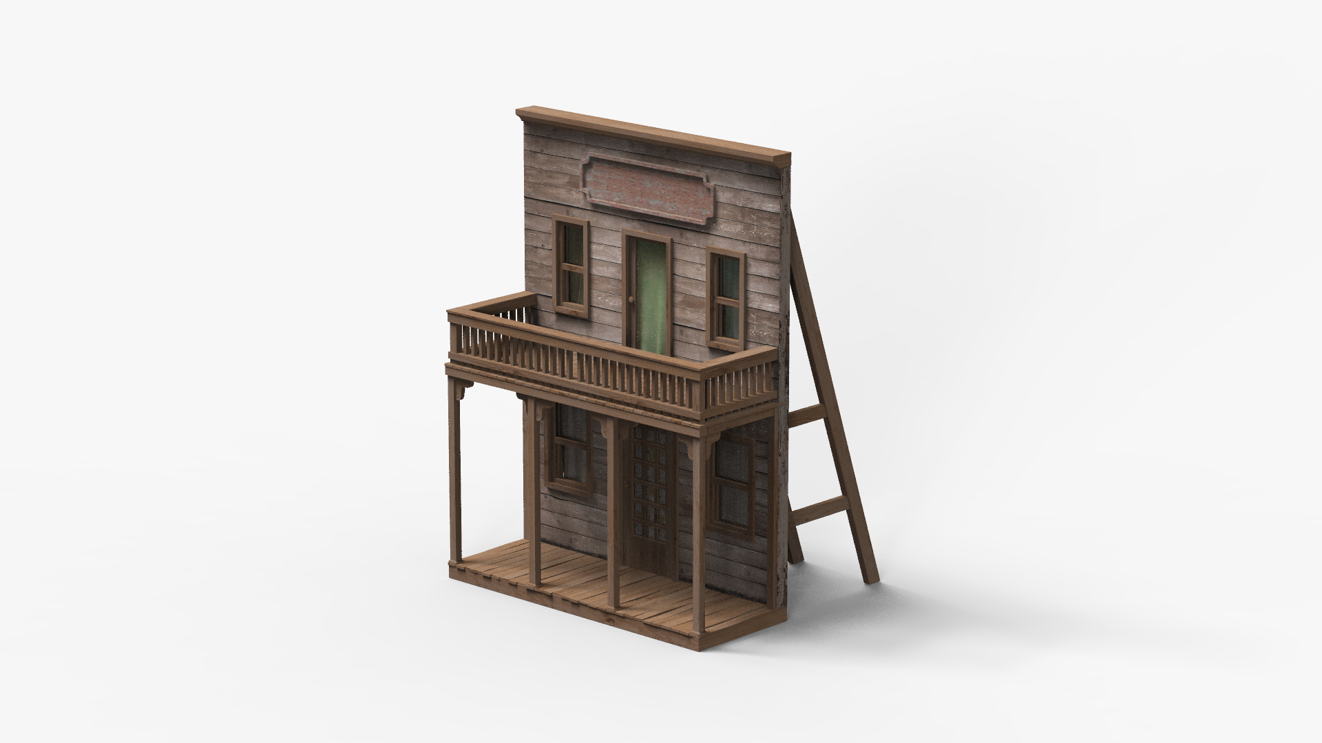 Western Facade Decor Collection 3D Model - TurboSquid 2152391