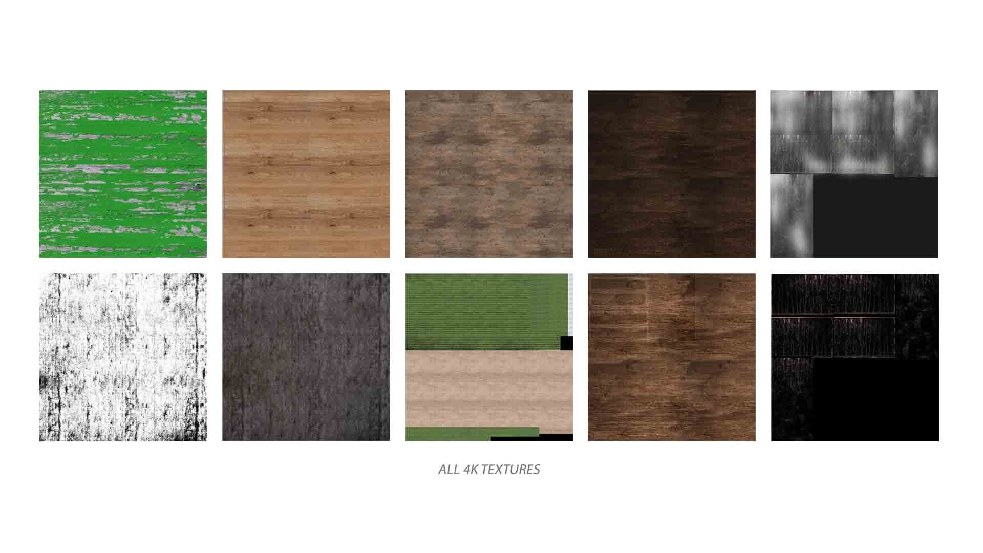 Western Facade Decor Collection 3D Model - TurboSquid 2152391