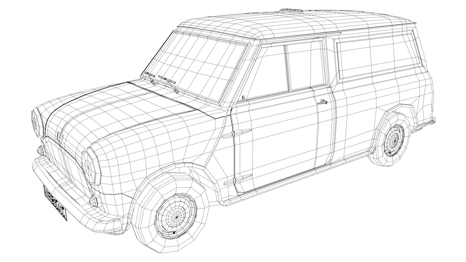 Austin Mini Van 1960 Model - TurboSquid 2075559