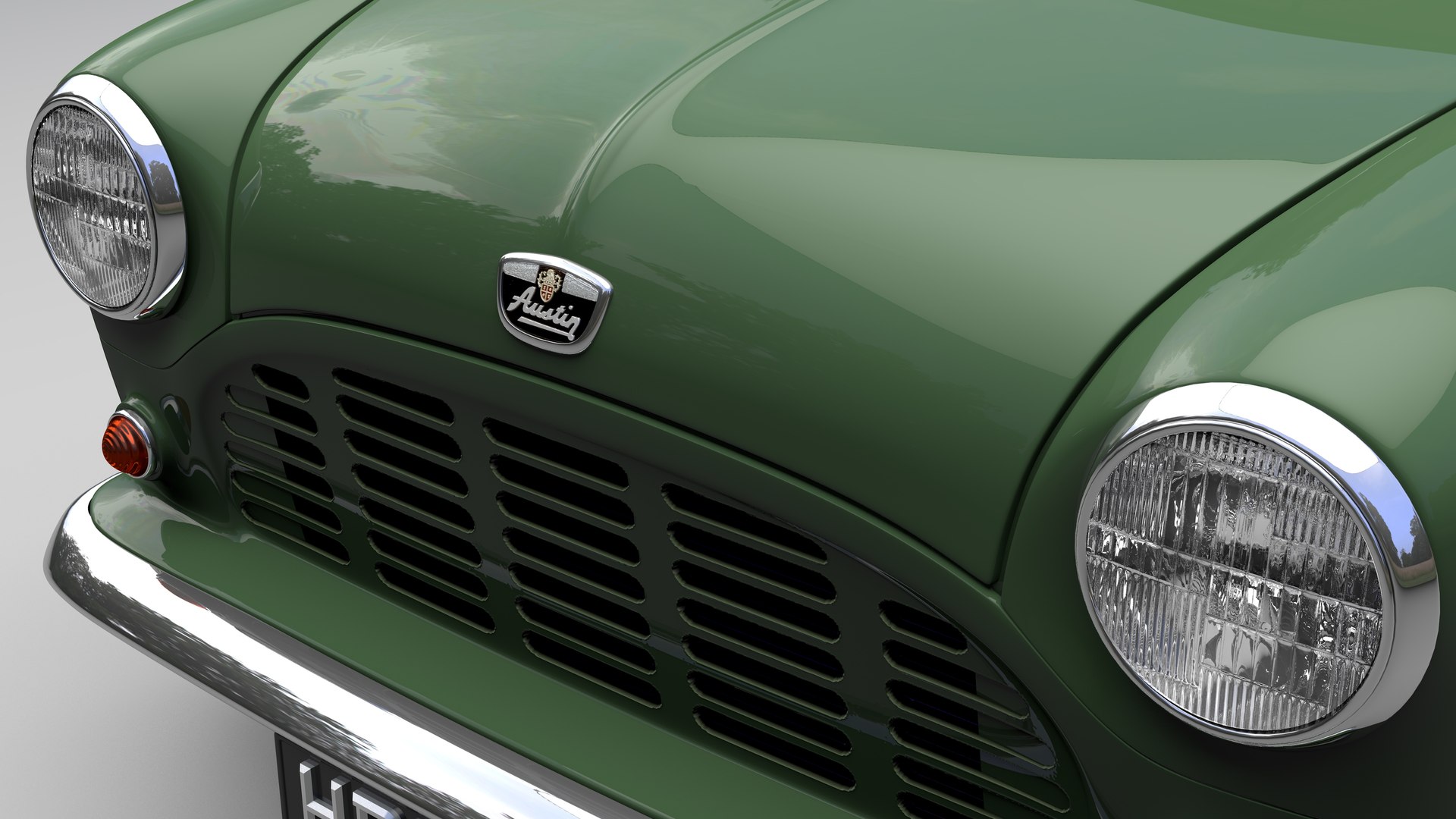 Austin Mini Van 1960 Model - TurboSquid 2075559