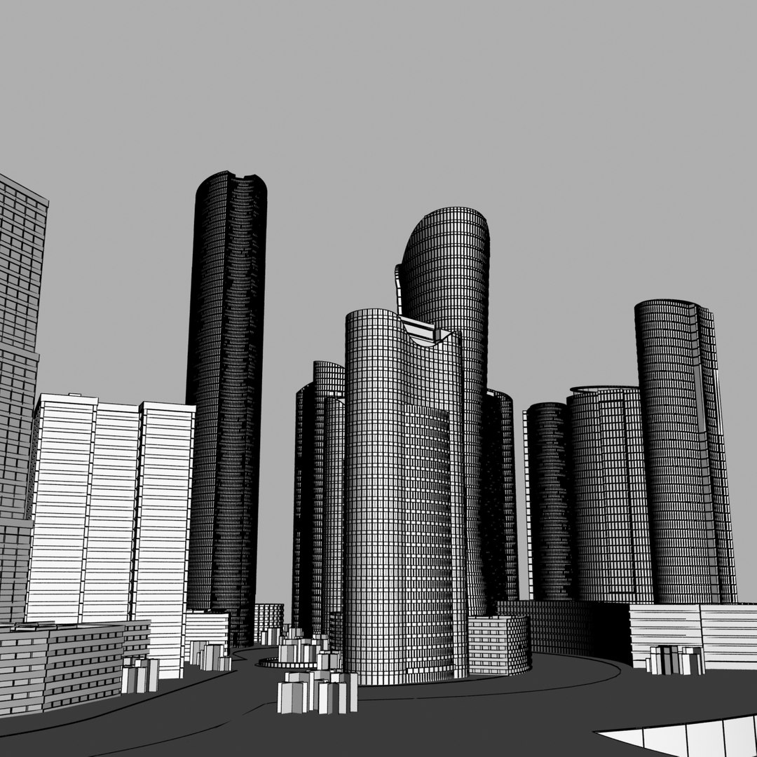 Hydra Towers Abu Dhabi 3d Model